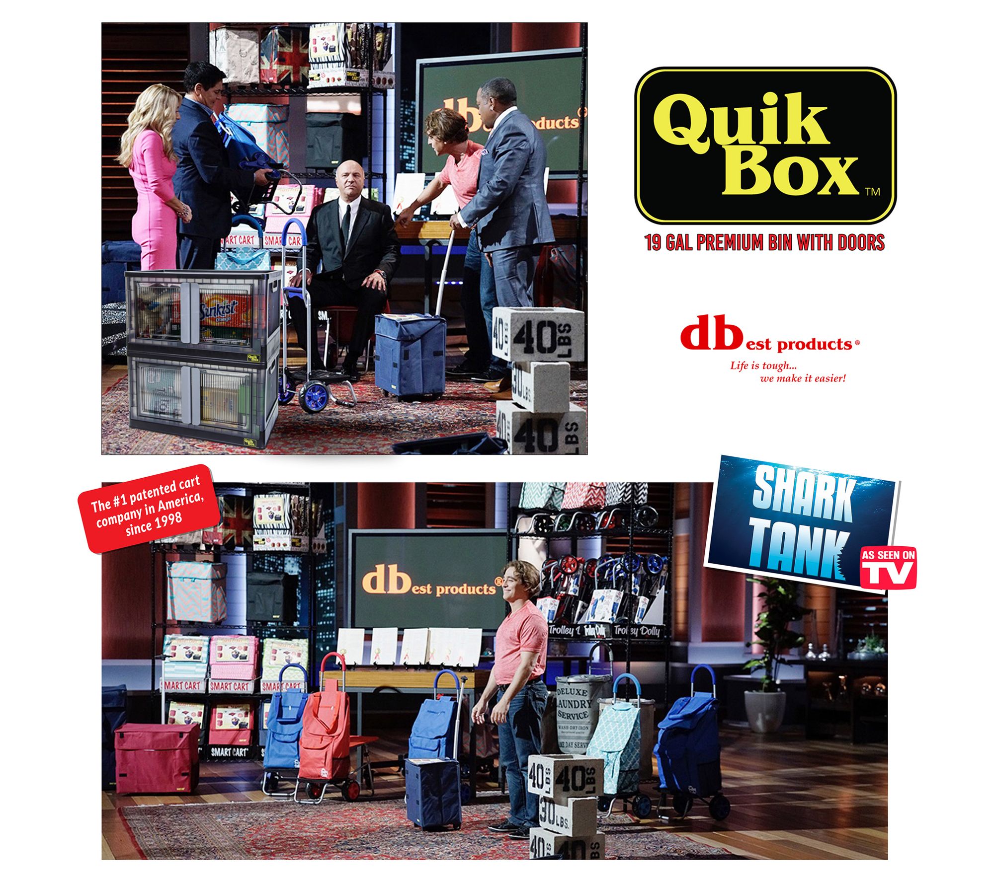 dbest Quik Box Premium Storage Box 19 Gallon - QVC.com