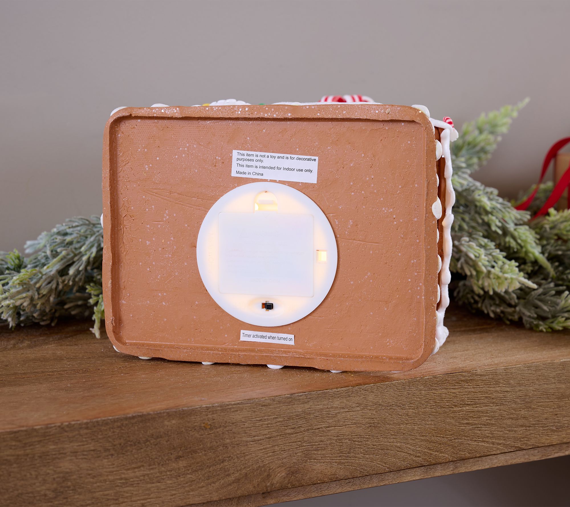 "As Is" Lit Cottage Collection Gingerbread House - QVC.com