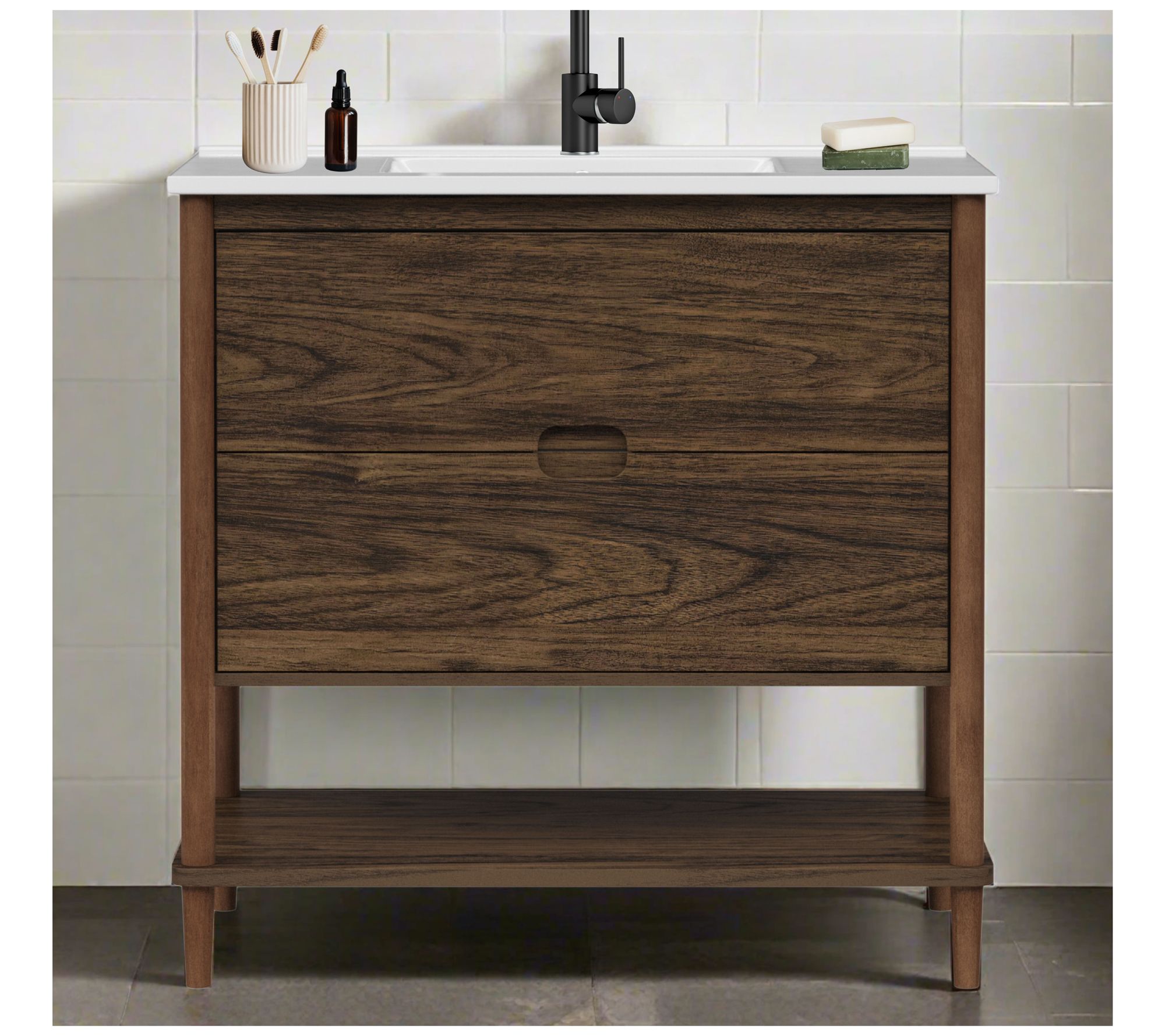 Teamson Home Ellery 36" Single Bathroom Vanity - QVC.com