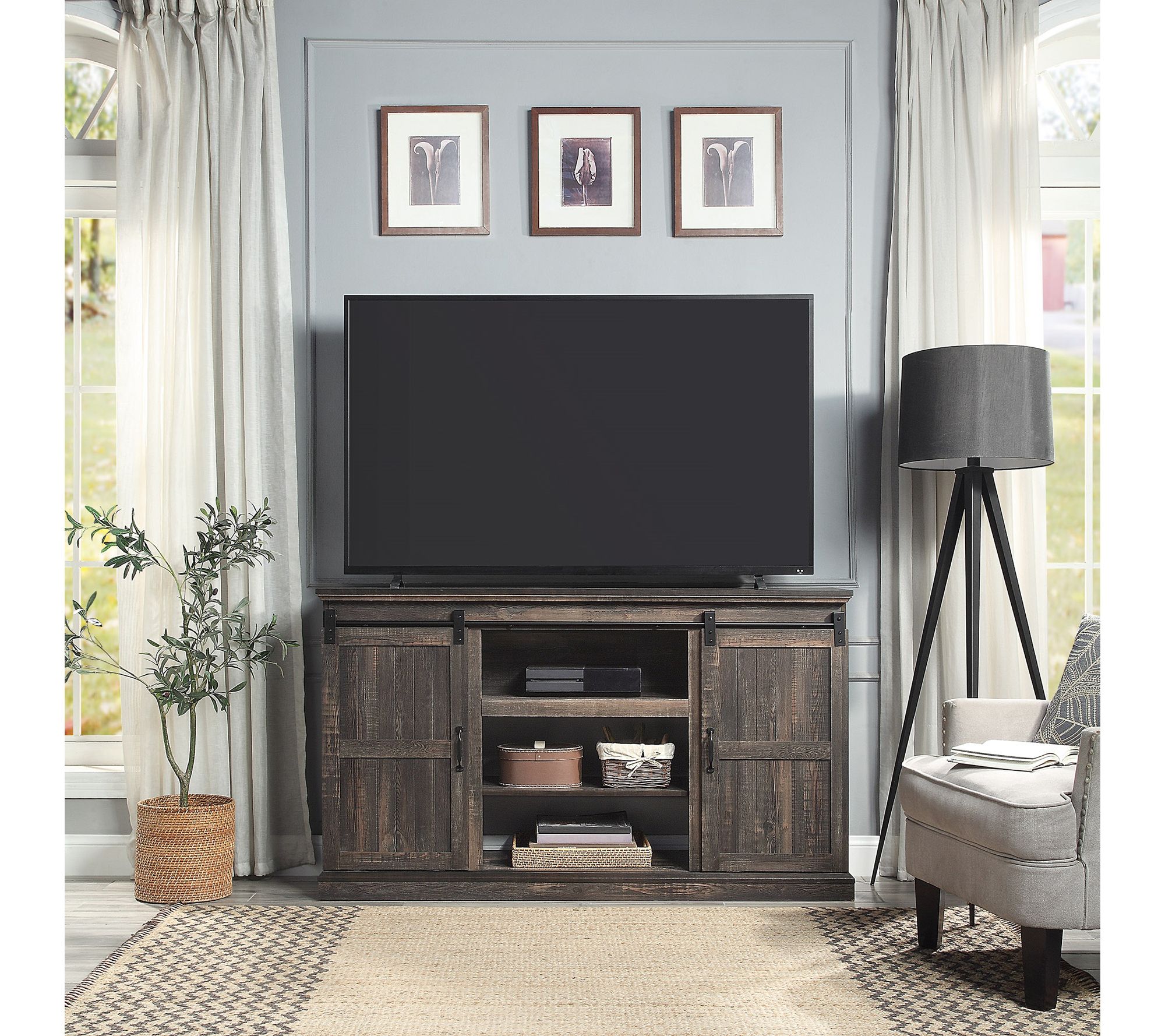 Manhattan Comfort Myrtle TV Stand - QVC.com