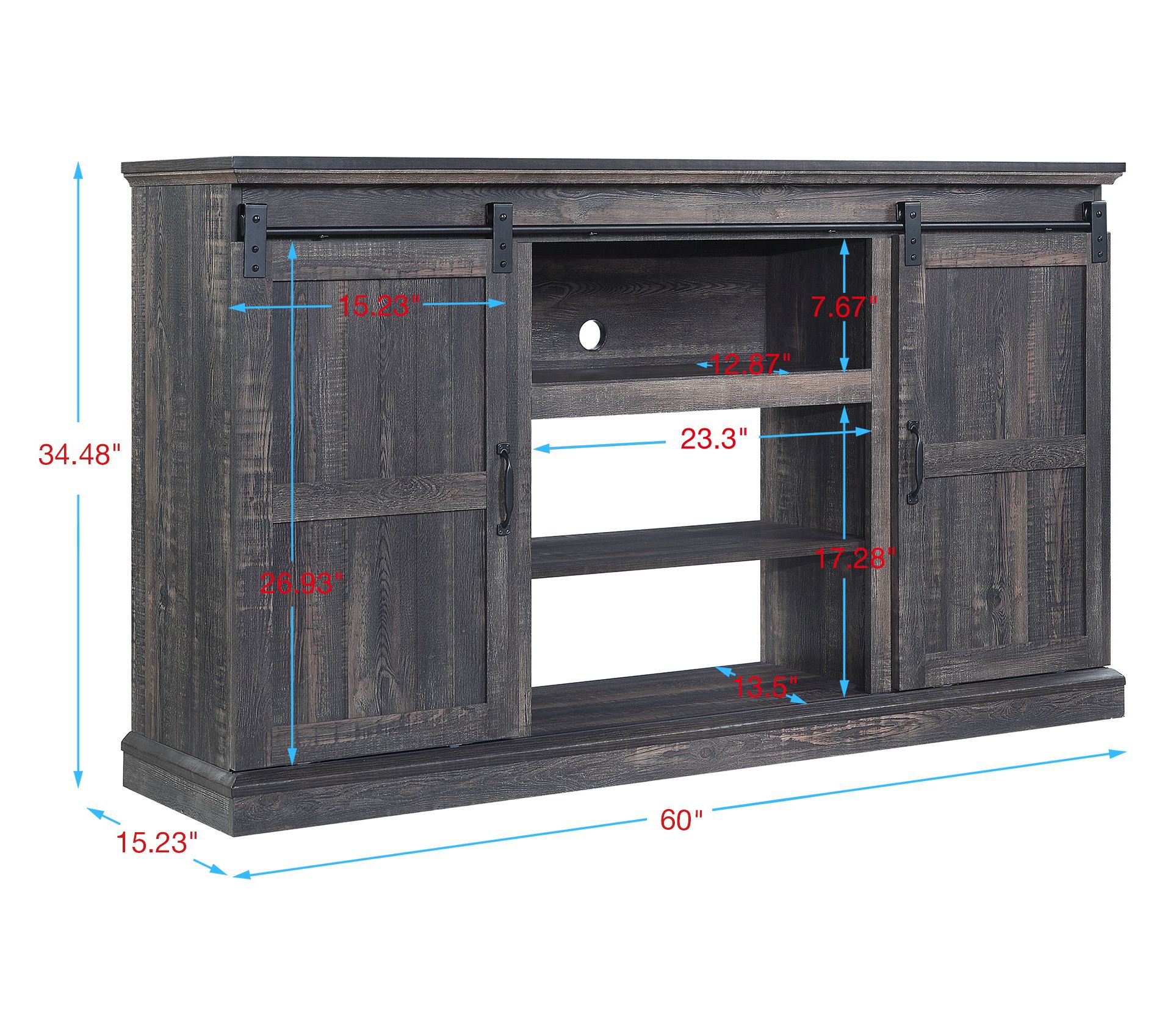Manhattan Comfort Myrtle TV Stand - QVC.com