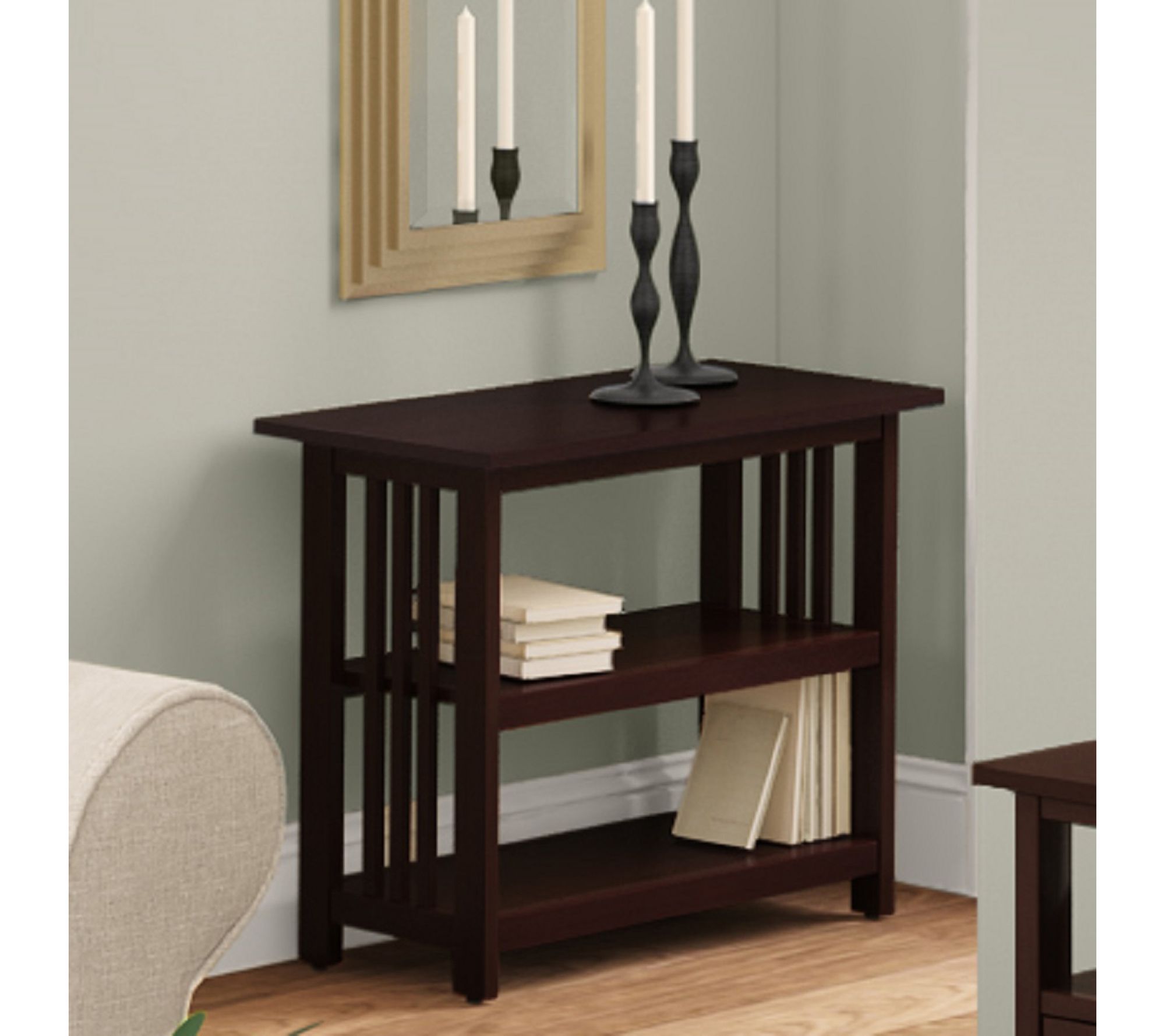 Alaterre Furniture Mission Console Entryway Table - QVC.com