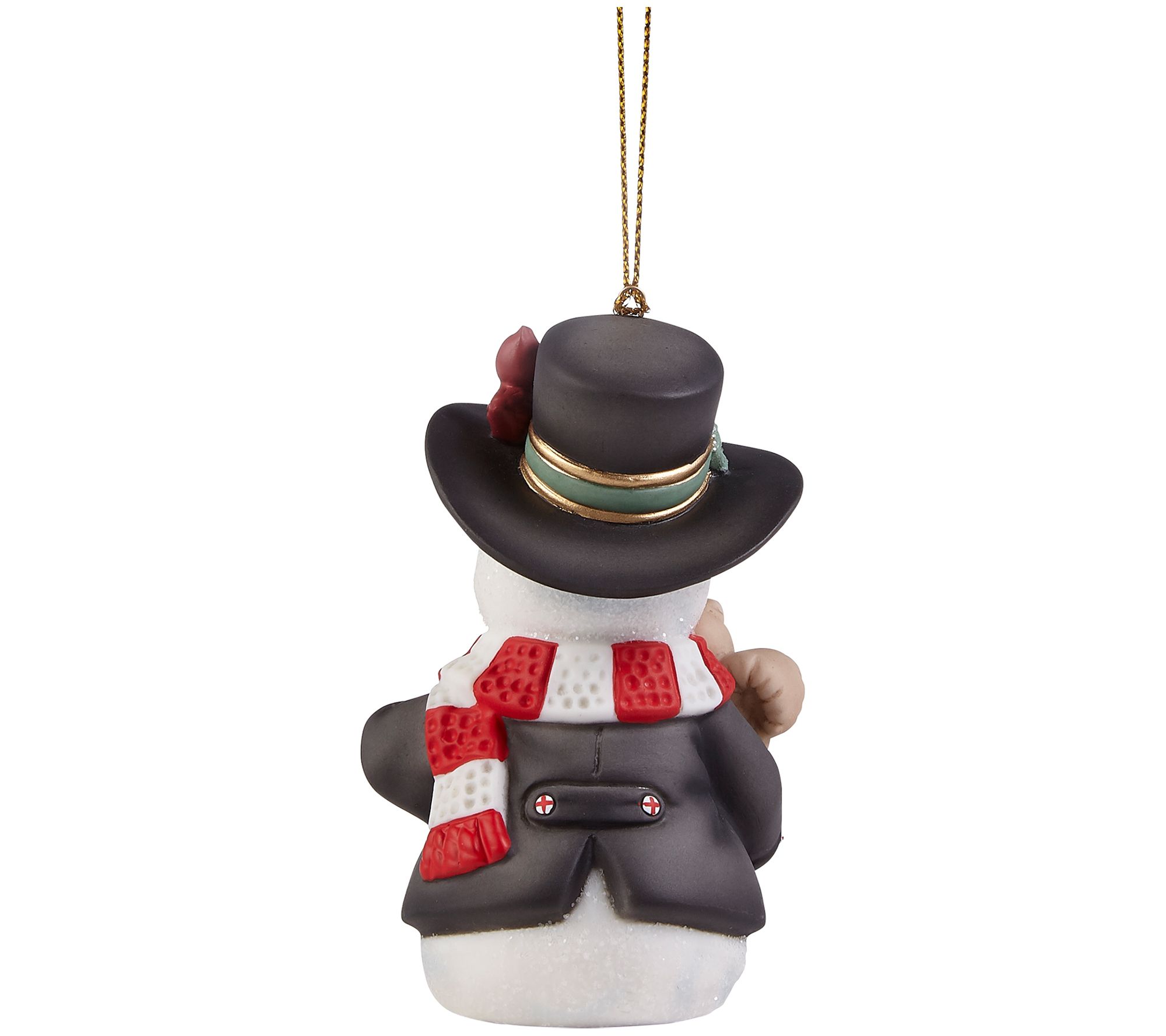 Precious Moments Annual Wishing Sweet Season Snowman Ornament - QVC.com