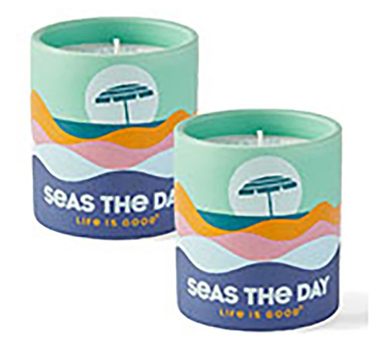 Life is Good Set of (2) 15 oz. Soy Candles - QVC.com