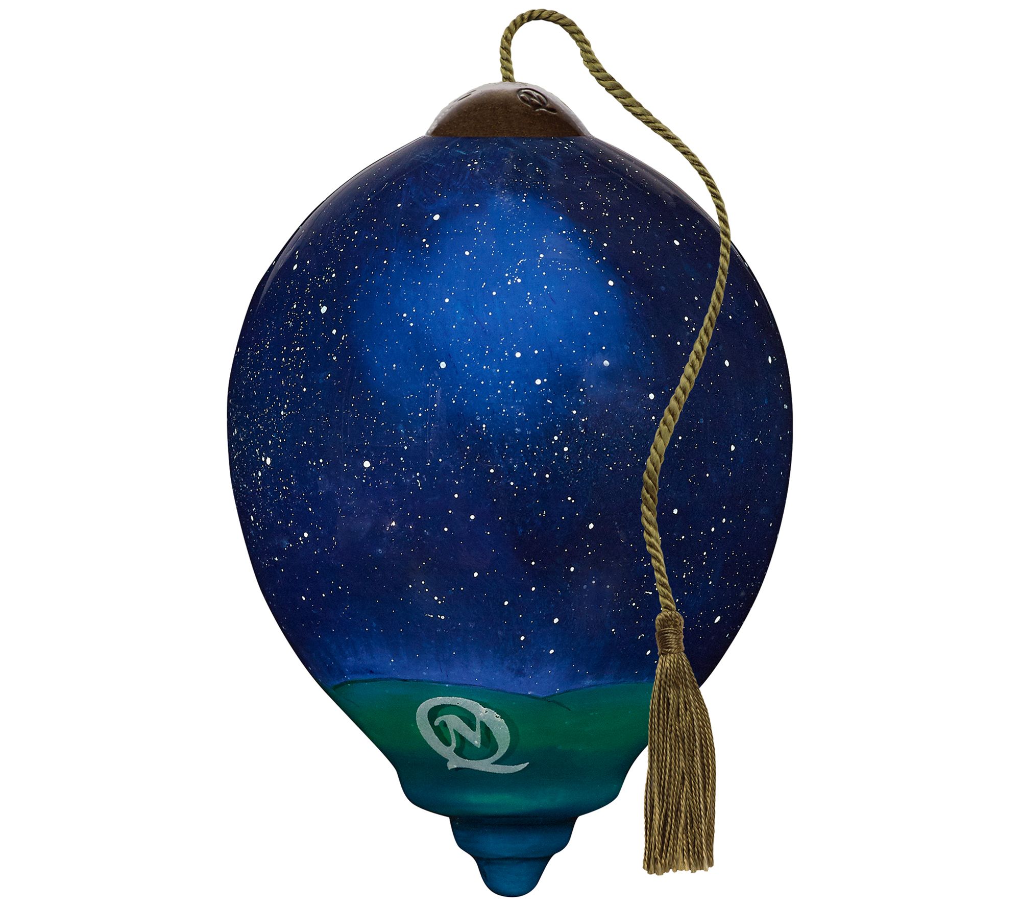 Ne'Qwa 3" Angel In Red Robe With Harp Ornament - QVC.com