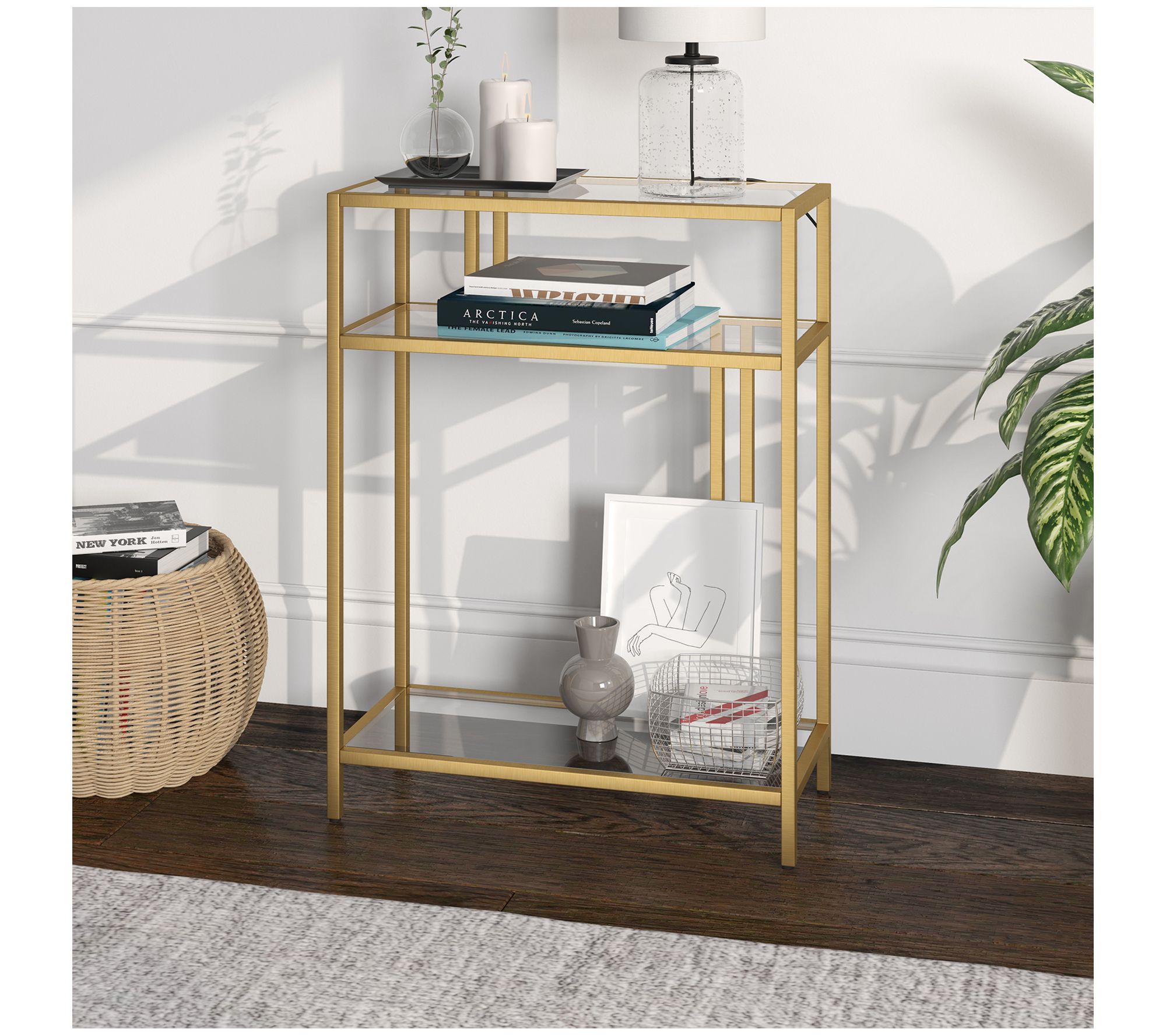 Hudson & Canal Cortland 22" Console Table - QVC.com