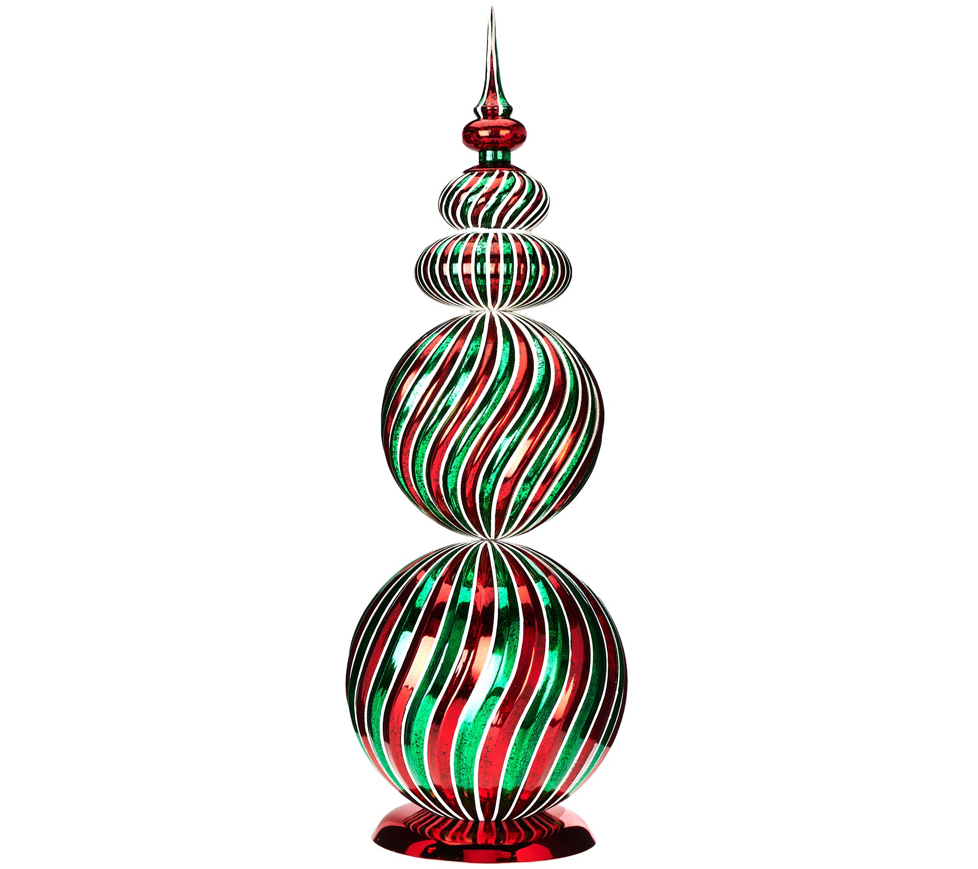 "As Is" 29" Oversized Swirl Design Finial by Valerie - QVC.com