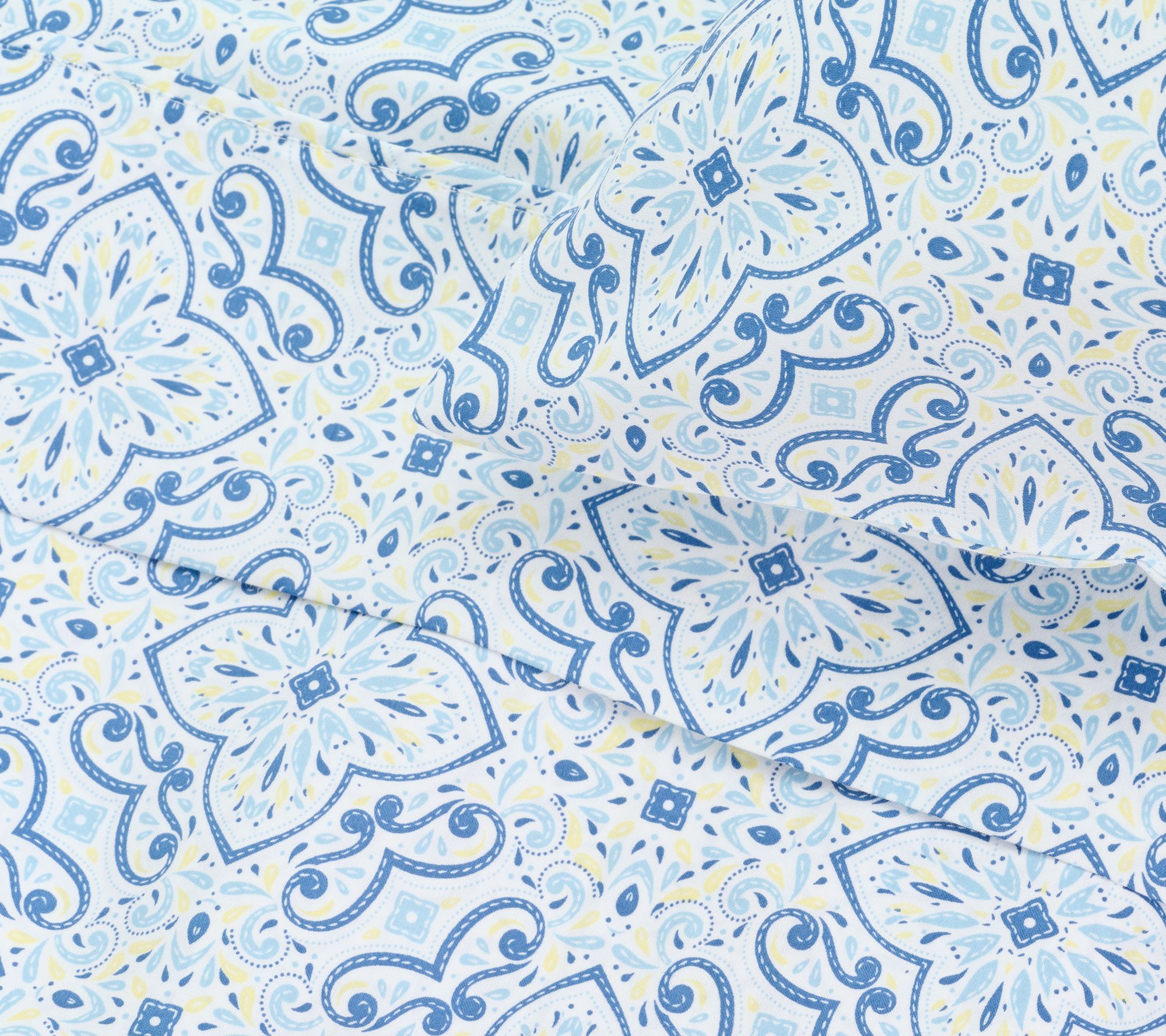 "As Is" Home Reflections 1000TC Cotton Blend Sheet Set w/ Extra Cases ...