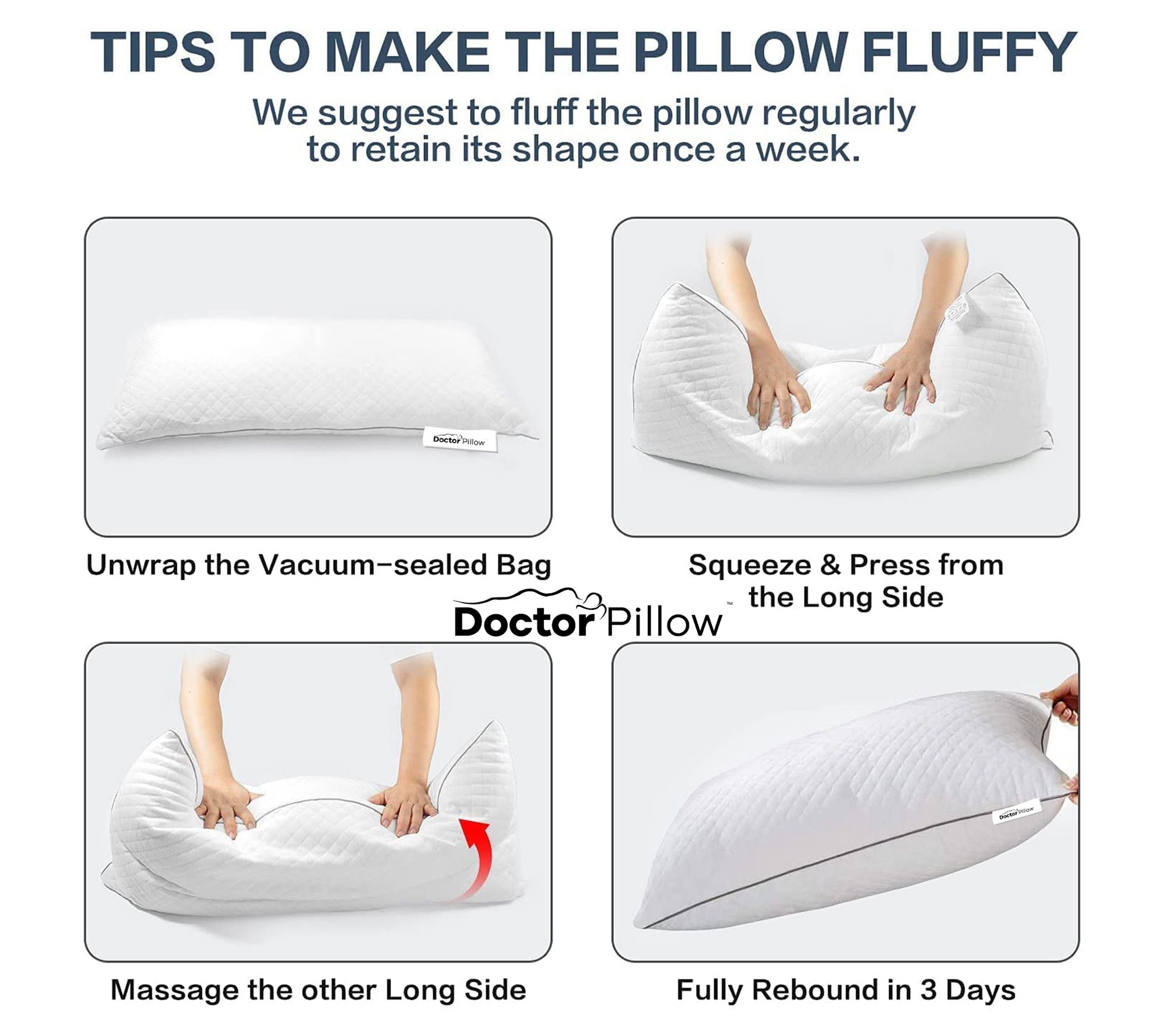 Dr Pillow HOMAX Pillow - Super Soft Bed Pillow2 Pack - QVC.com