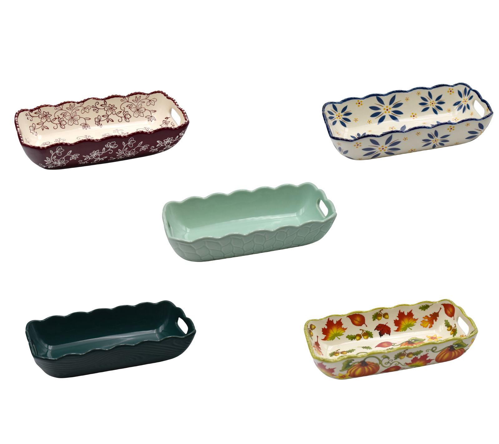 Temp-tations 10" Ruffled Bread Basket - QVC.com