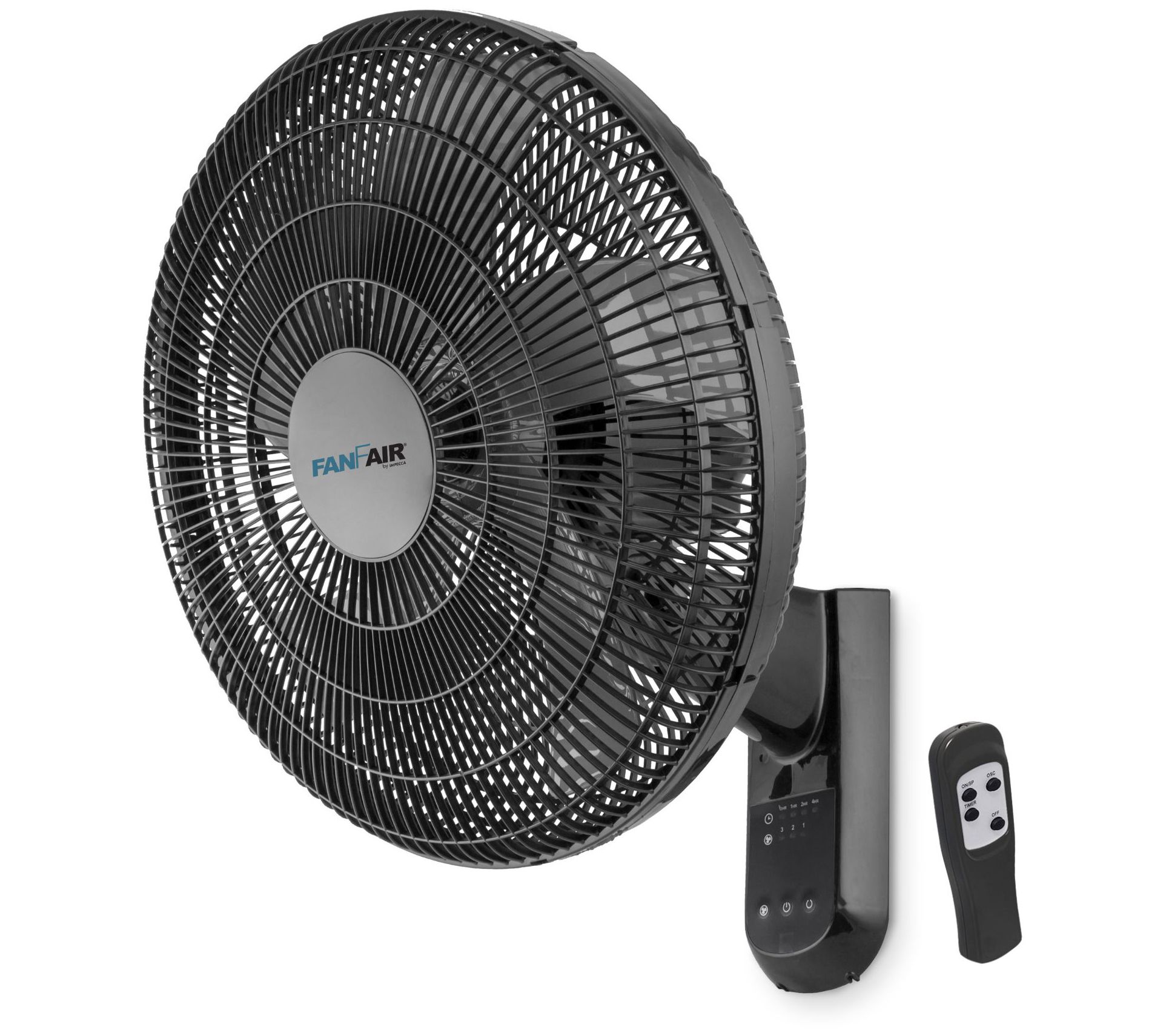 FanFair 16" Wall Fan w/ Remote - QVC.com