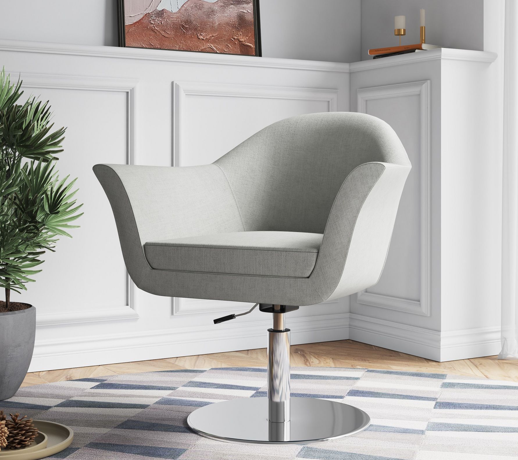 Manhattan Comfort Voyager Accent Chair - QVC.com