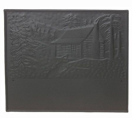 Set of 4 Scenic Fireplace Backplates - QVC.com