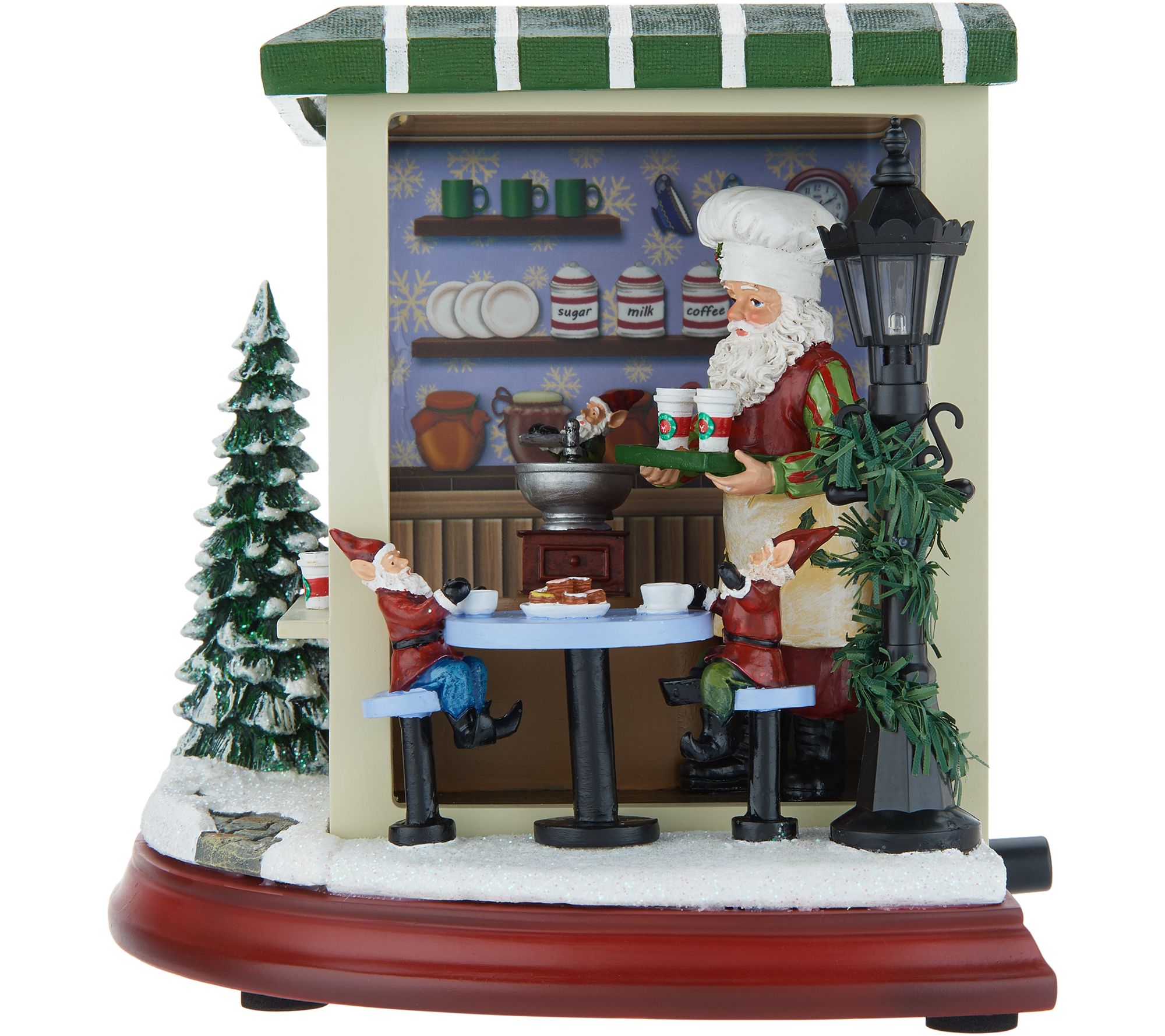 "As Is" Illuminated Holiday Corner Store by Valerie - QVC.com