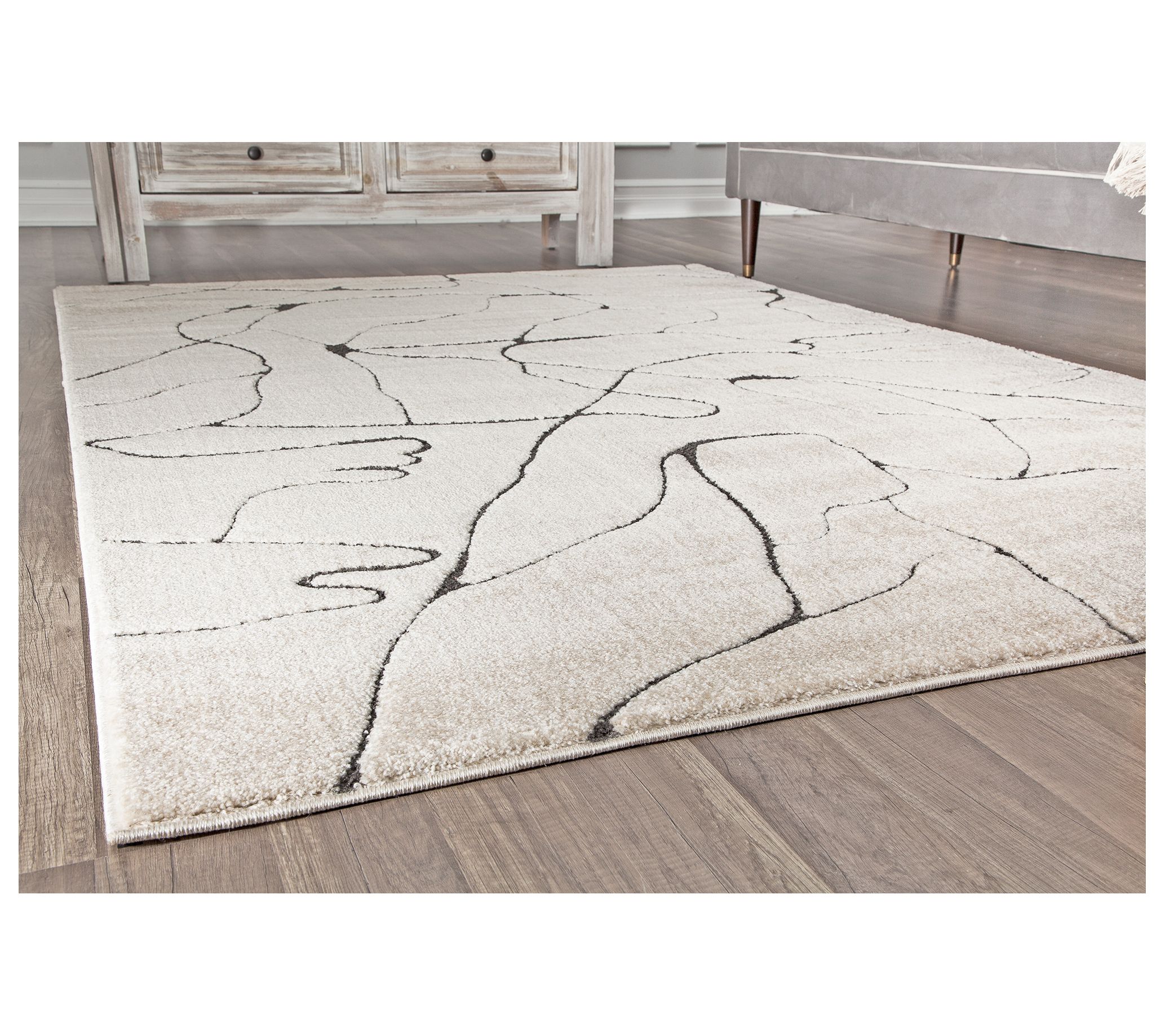 CosmoLiving Chanai CN20 Geometric Contemporary 8'x10' Area Rug - QVC.com