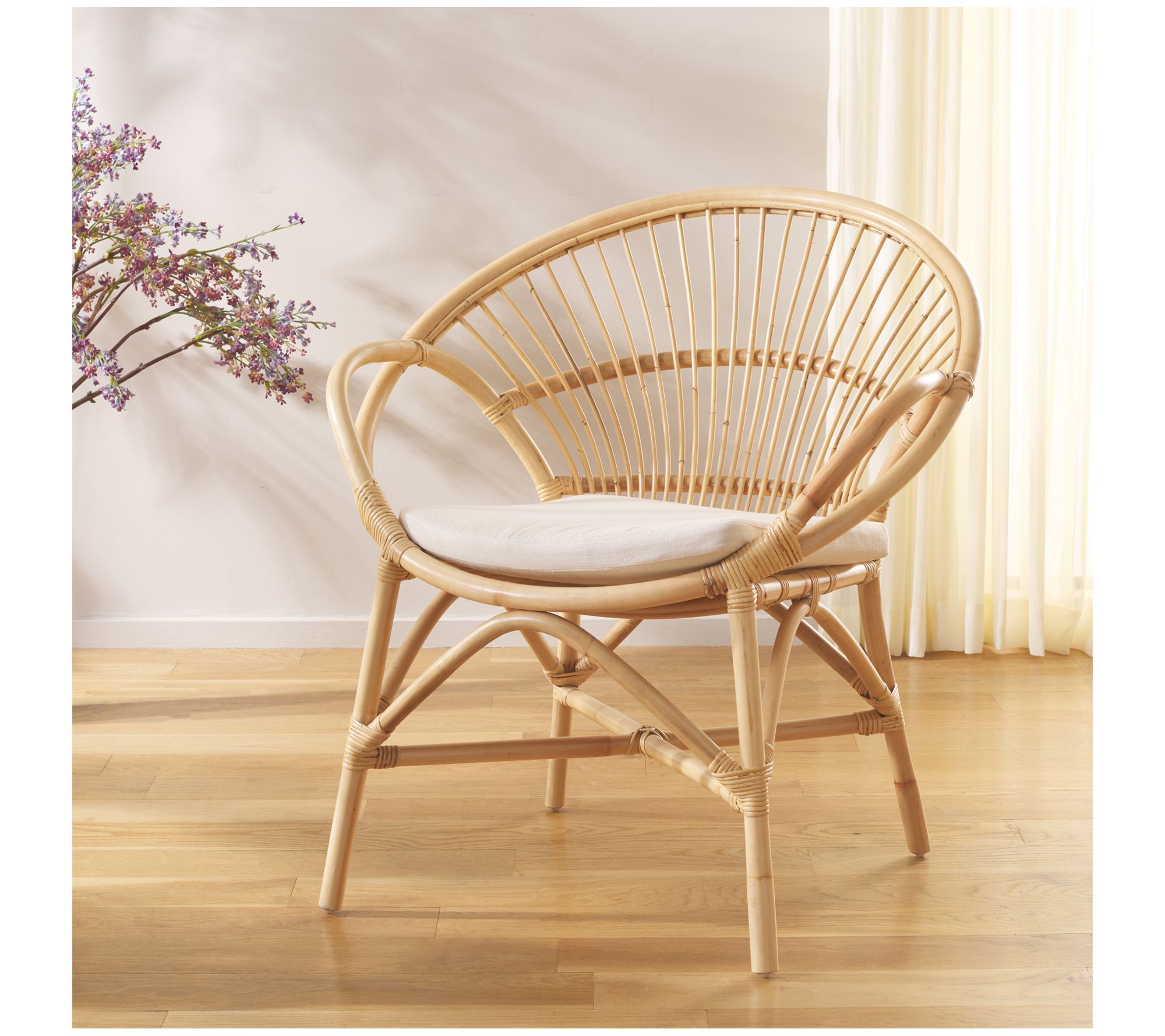 Safavieh Cosette Accent Chair W/ Cushion - QVC.com