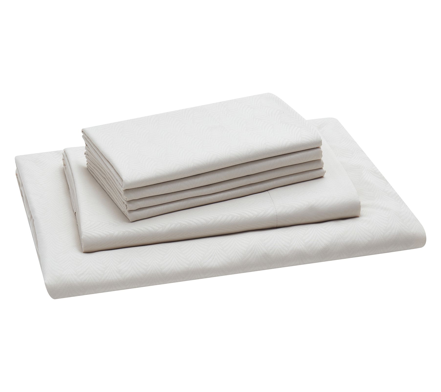 Tahari Home Vines 6-Piece Embossed Microfiber Sheet Set, Queen - QVC.com