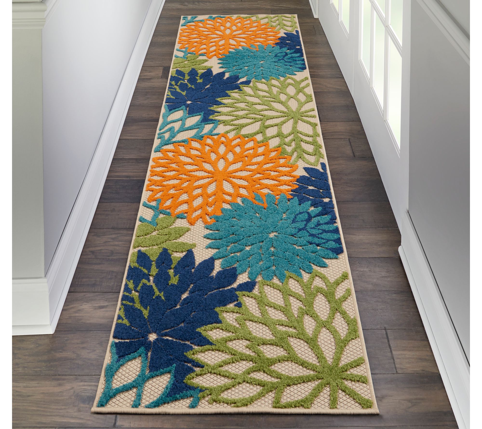 Nourison Aloha Tropical 2'3" x 8' Rug - QVC.com