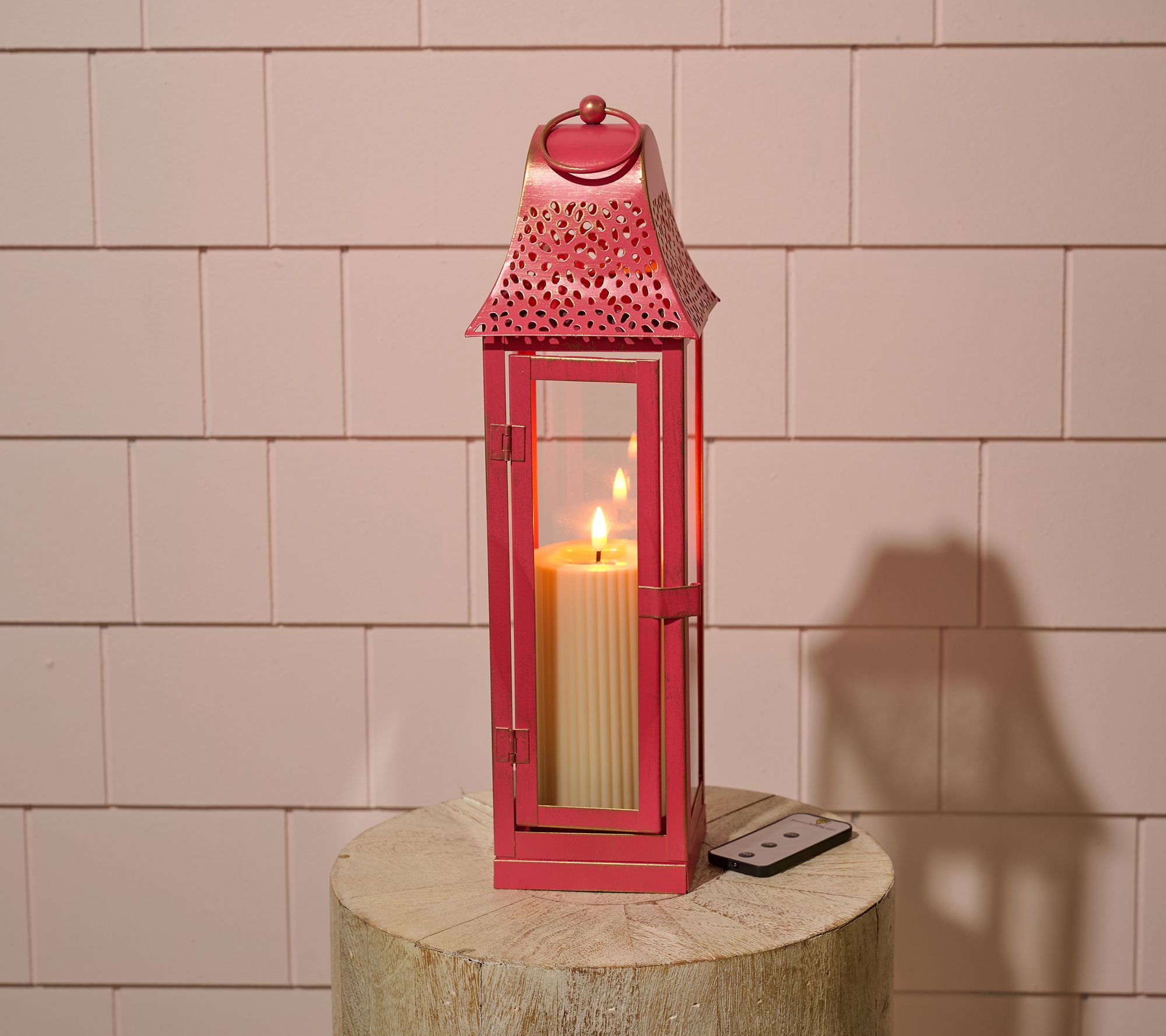 "As Is" 16" Metal Lantern with Removable Stake by Kim Gravel - QVC.com