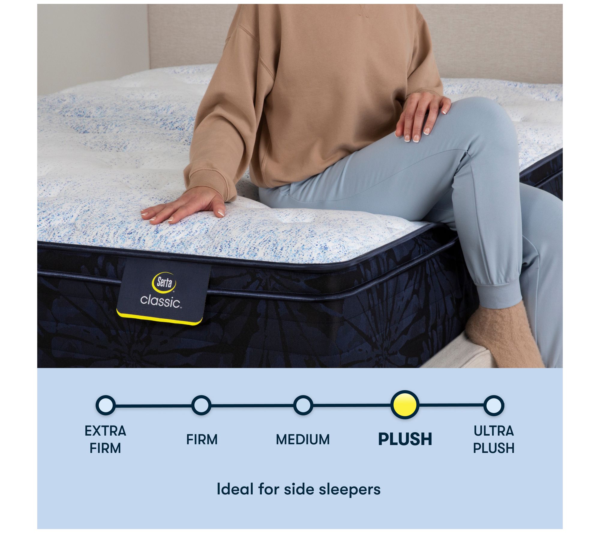 Serta Classic Dorian 12.5" Firm Mattress -Queen - QVC.com