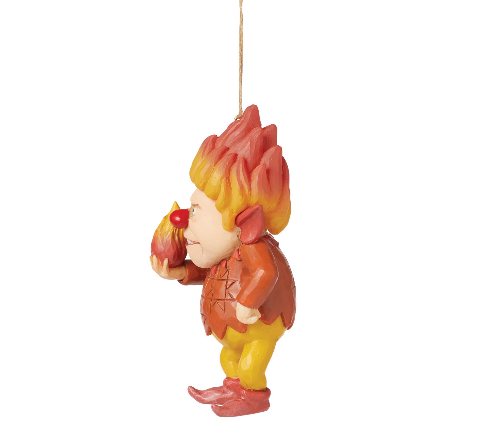 Year Without Santa by Jim Shore Heat Miser Holding Fire - QVC.com