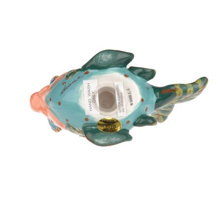 Diane Artware "Mrs. Lorelei" Handpainted Salt & Pepper Shakers - QVC.com