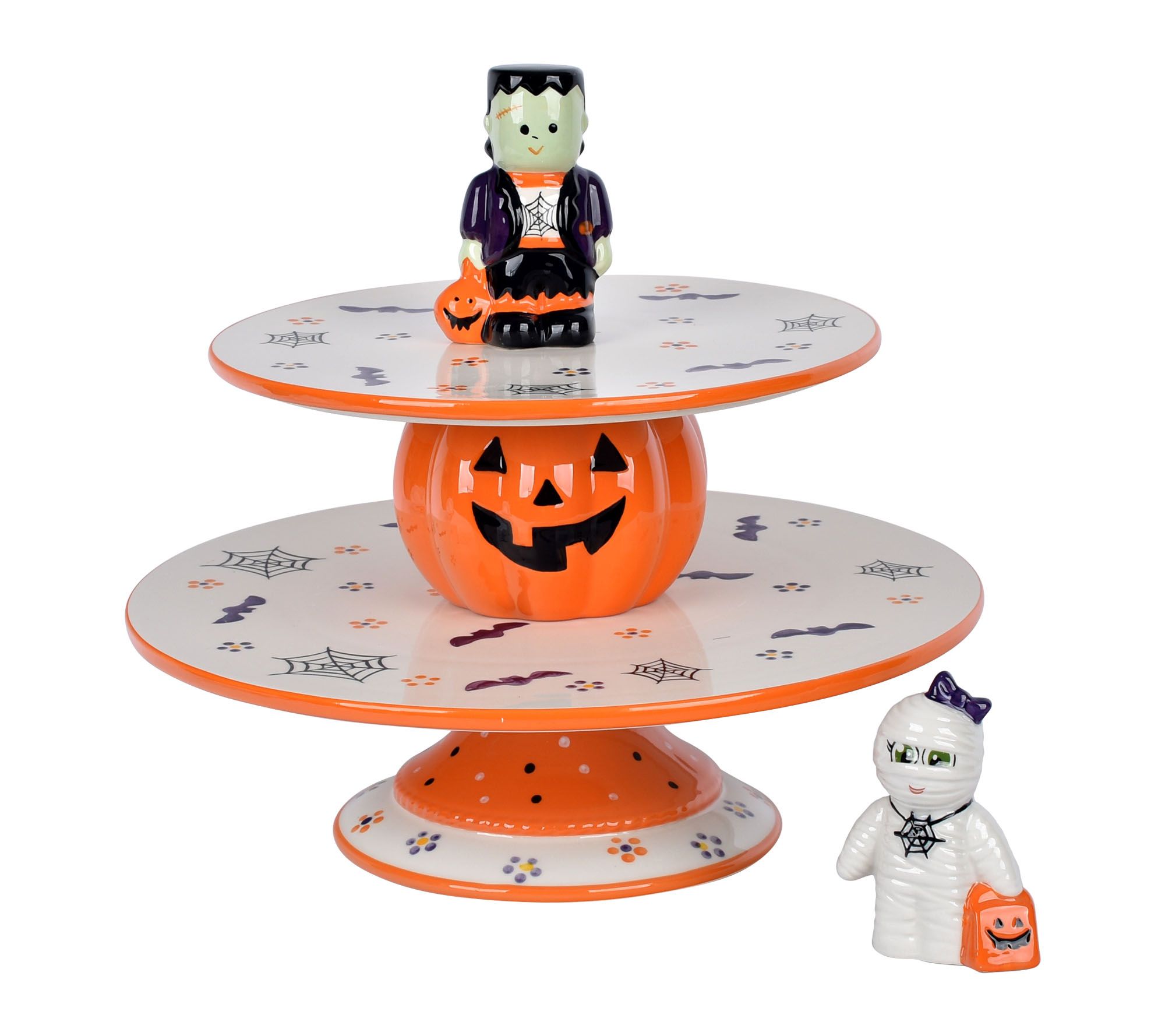 "As Is" Temp-tations Special Edition Boofetti Tiered Cake Plate - QVC.com
