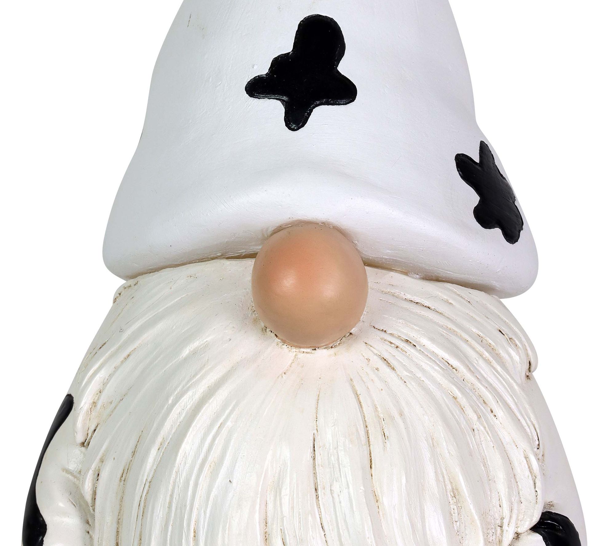 Exhart Solar Gnome and Calf Statue - QVC.com