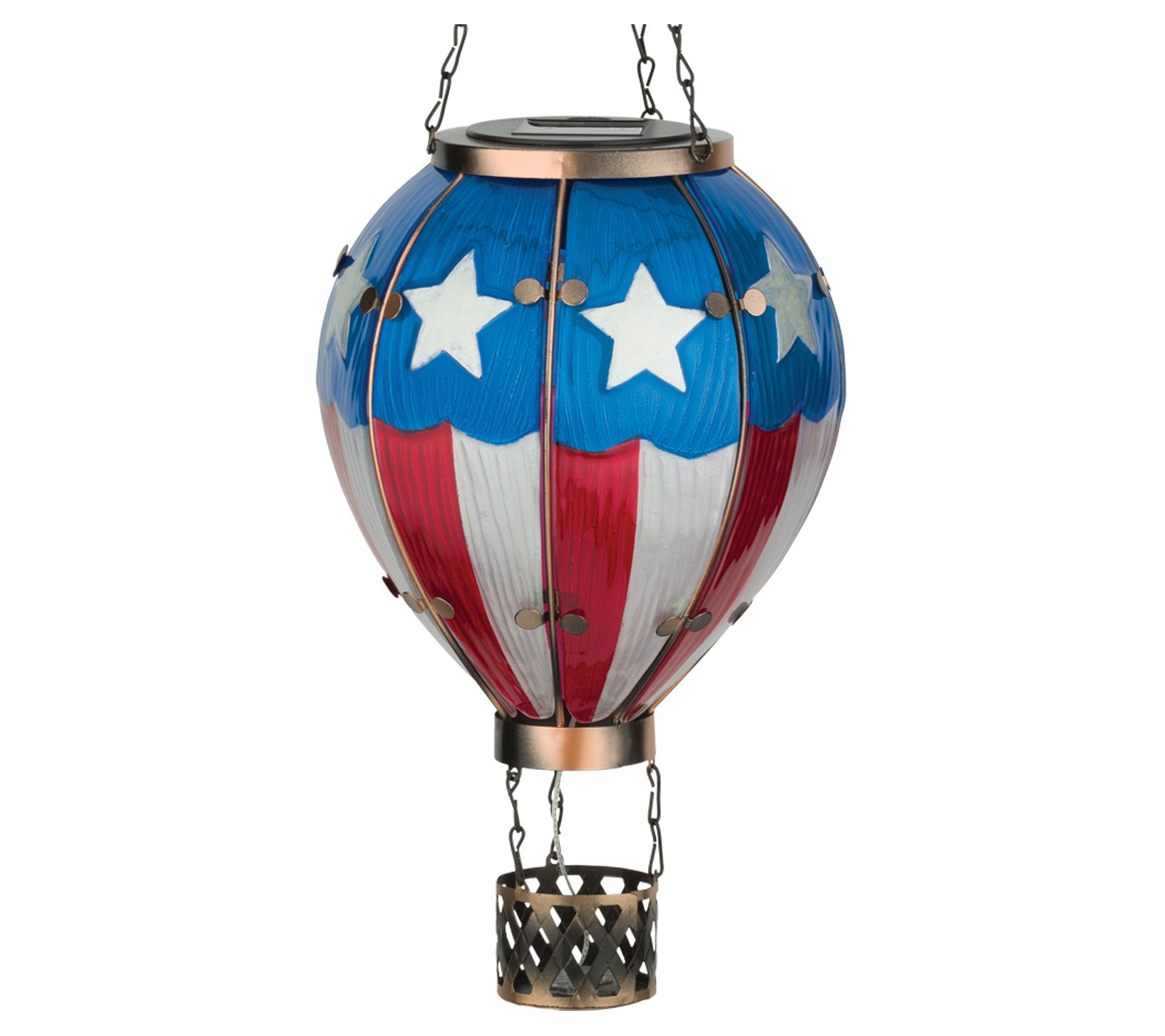 Regal Art & Gift Hot Air Balloon Solar Lantern LG - Americana - QVC.com