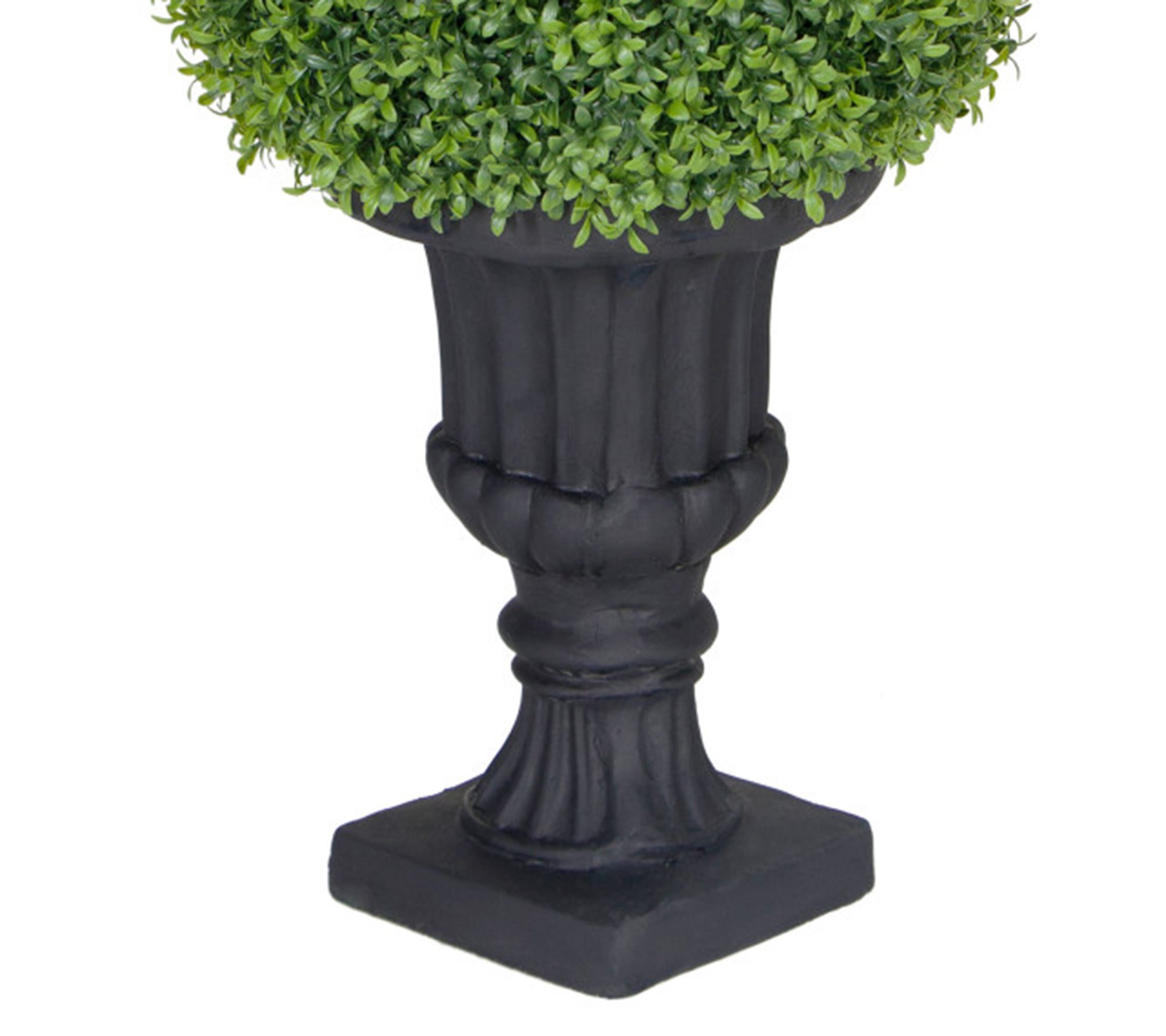 Puleo International 25in Single Ball Topiary Boxwood Tree - QVC.com