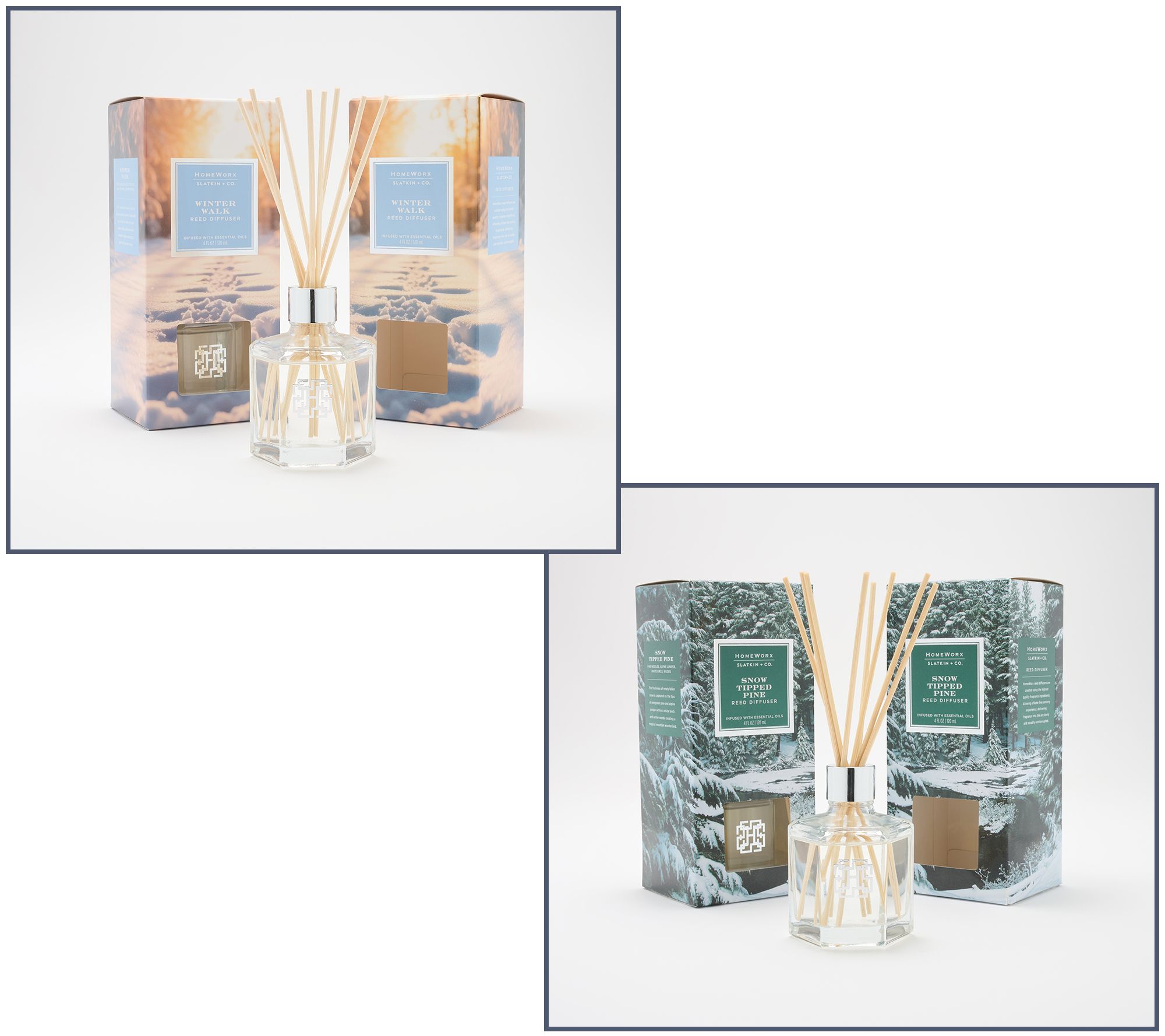HomeWorx by Slatkin + Co. S/2 Reed Diffusers - QVC.com