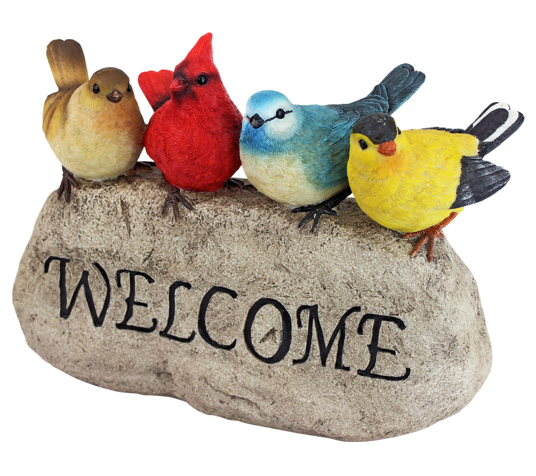 Design Toscano Birdy Welcome Garden Stone Large - QVC.com