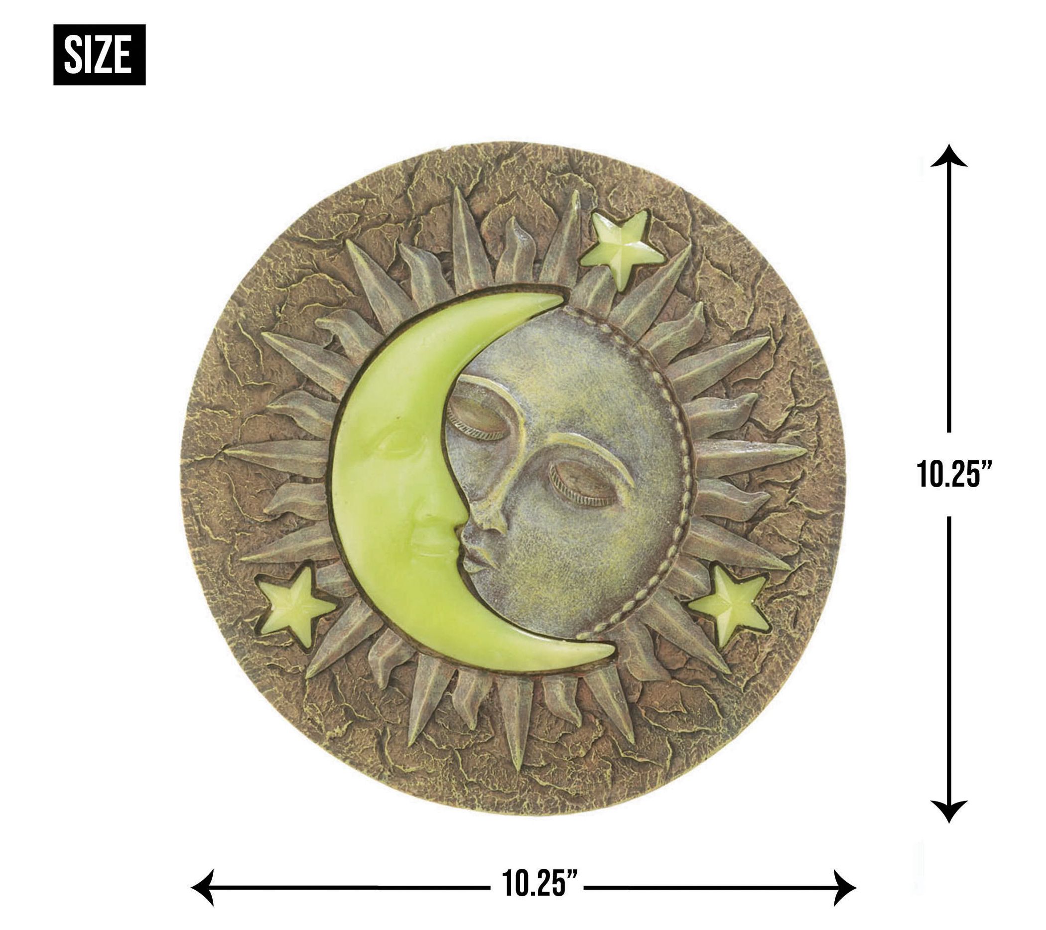 Zingz & Thingz Sun And Moon Glowing Stepping Stone - QVC.com