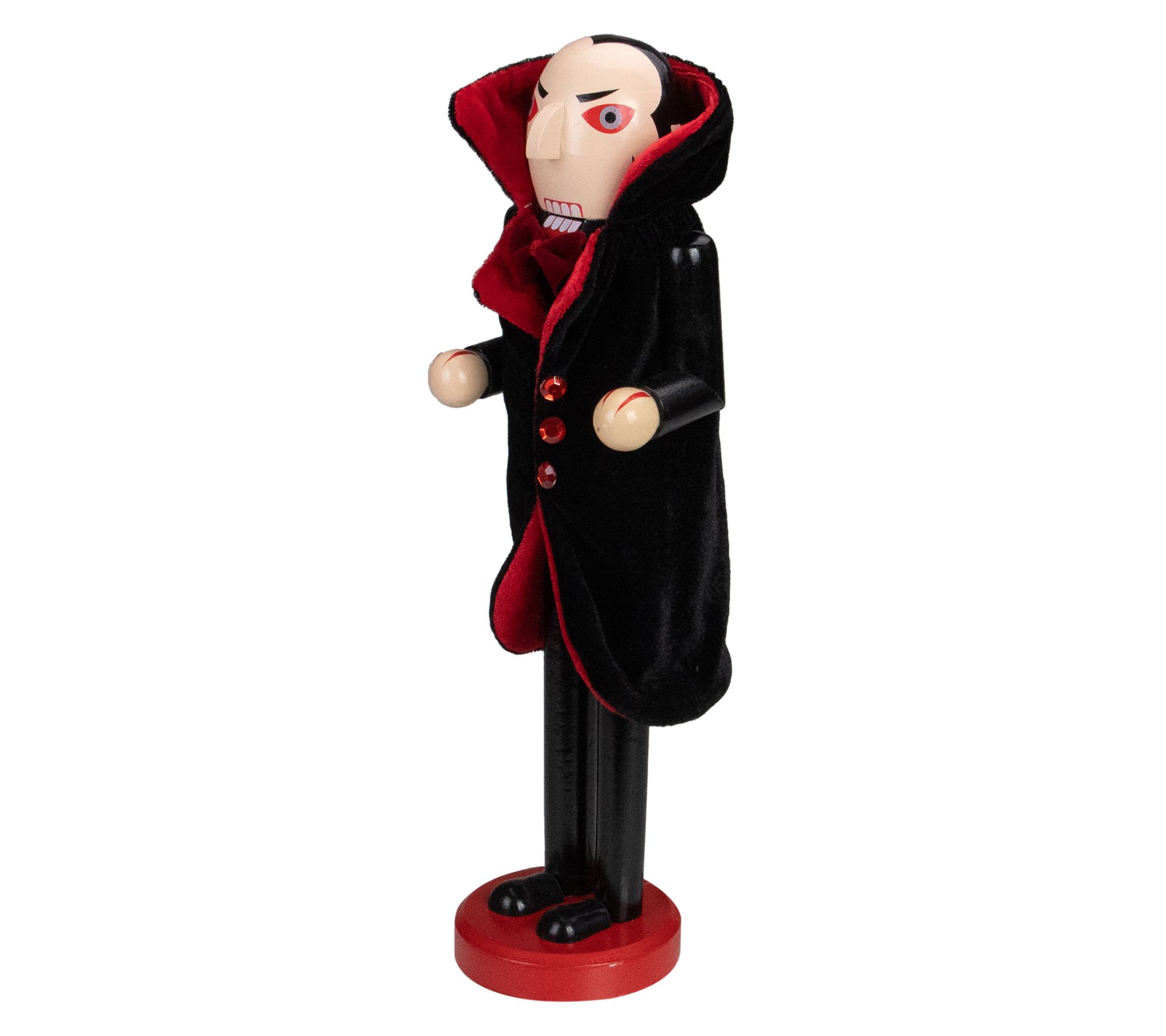 Northlight Wooden Vampire Halloween Nutcracker14" - QVC.com