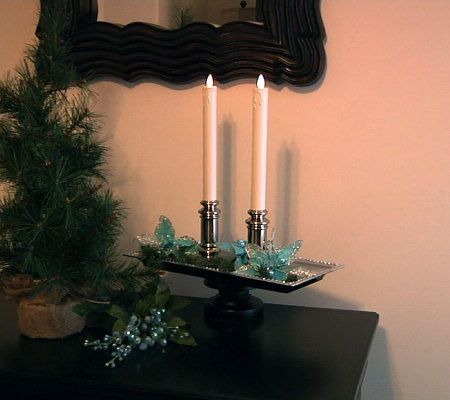 Set of 2 Luminara 8" Flameless Window Candles with Timers - QVC.com