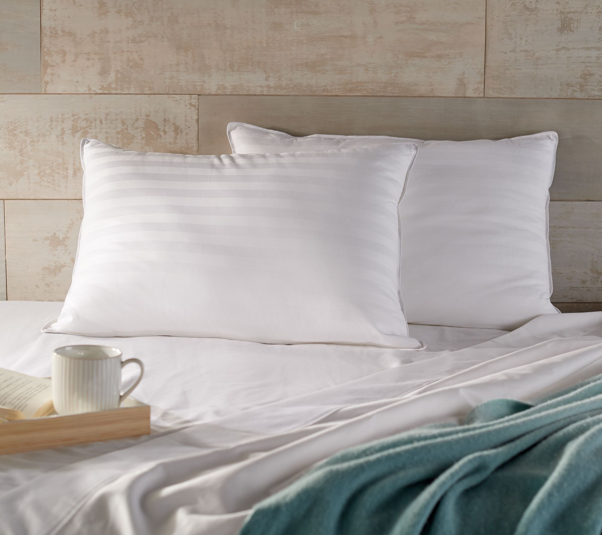 "As Is" Northern Nights Set of 2 Queen Hotel Luxury Gel Pillows - QVC.com