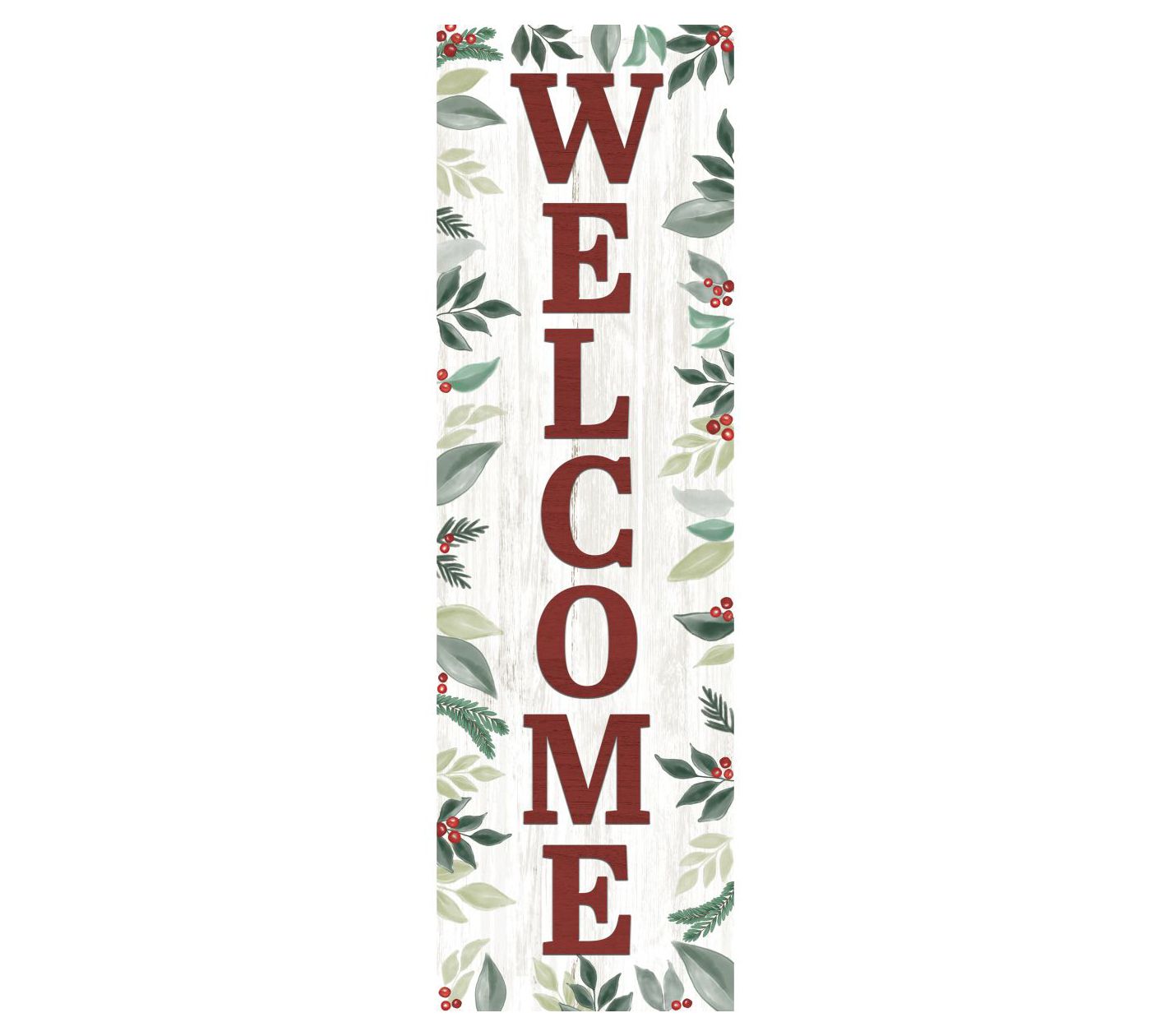 Youngs Inc. Welcome Leaf Border Wall Decor - QVC.com