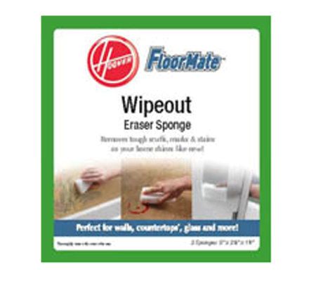Hoover FloorMate Wipeout Eraser Sponge - QVC.com