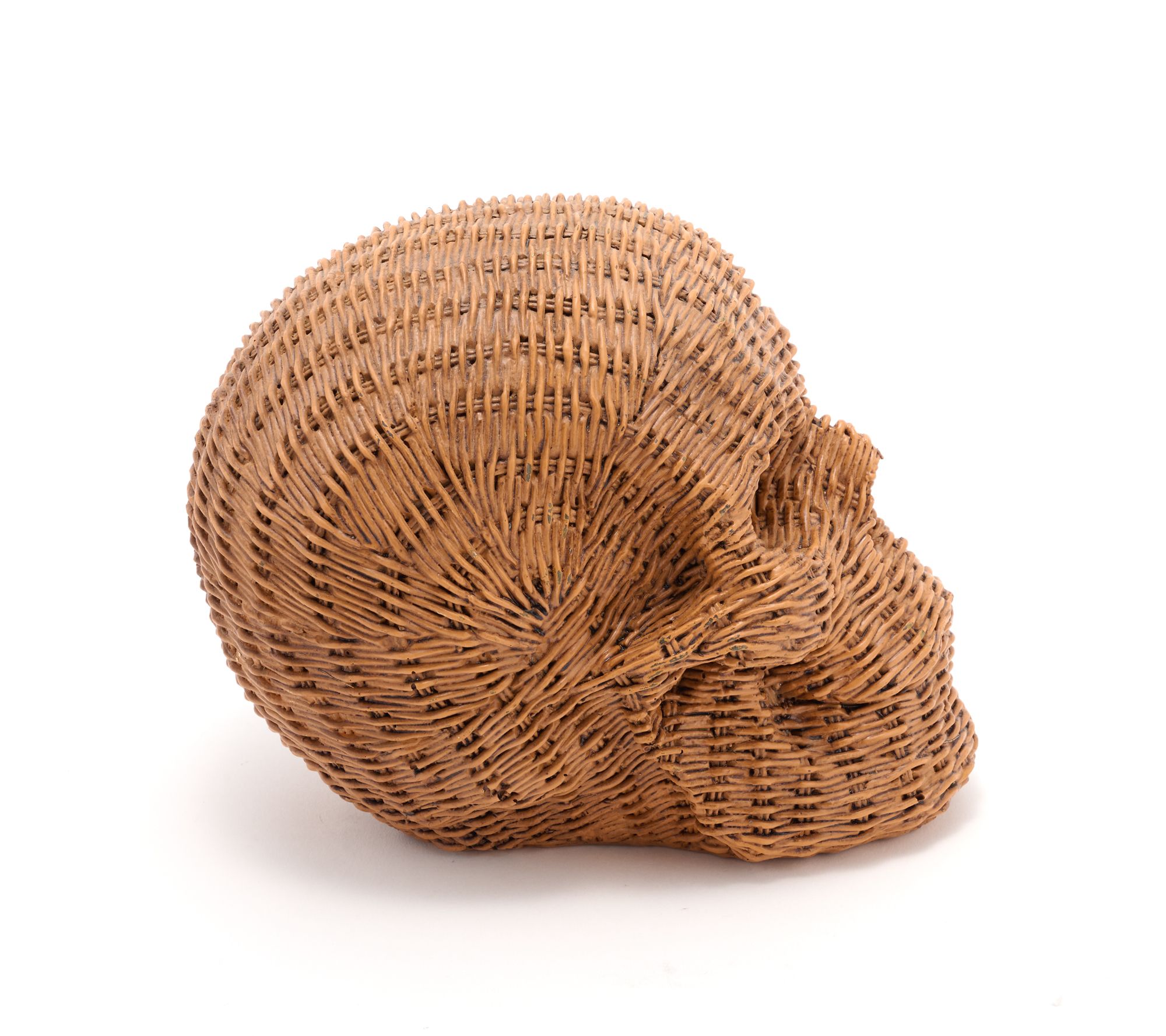 Home Reflections 5.5" Wicker Resin Skull Decor - QVC.com