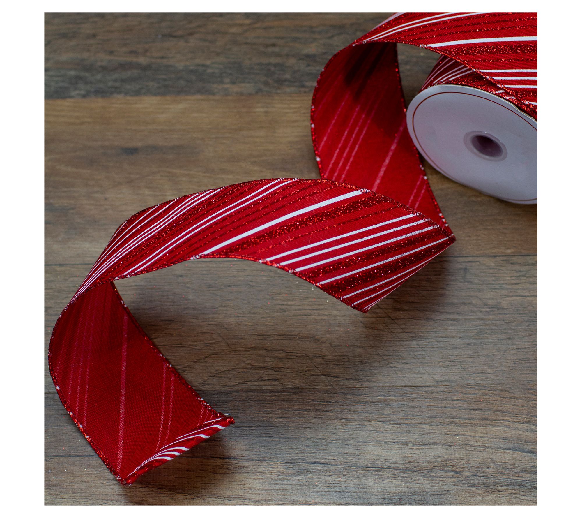 Northlight Christmas Craft Ribbon 2.5" x 10 Yards - QVC.com