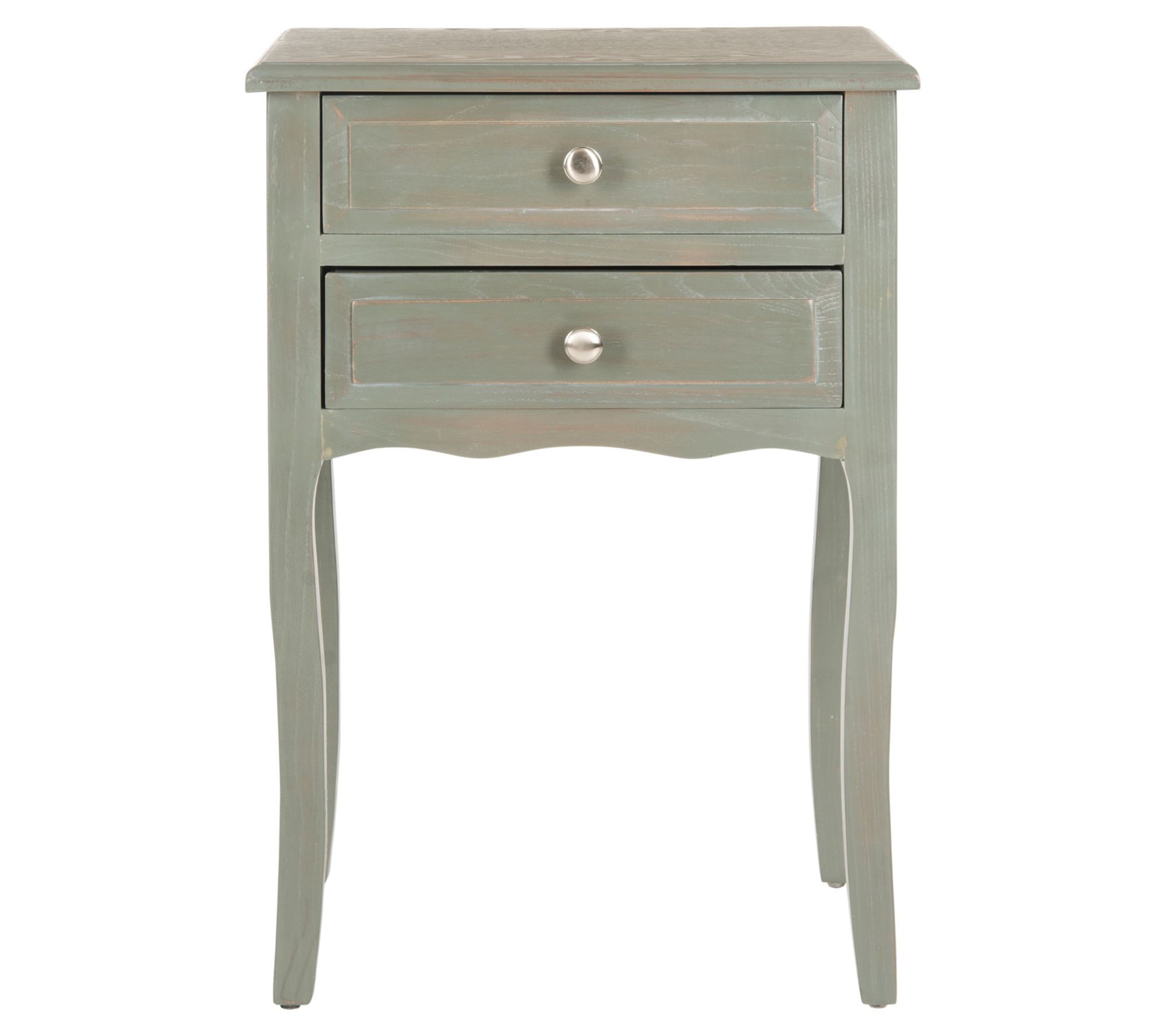 Safavieh Lori End Table With 2 Storage Drawers - QVC.com