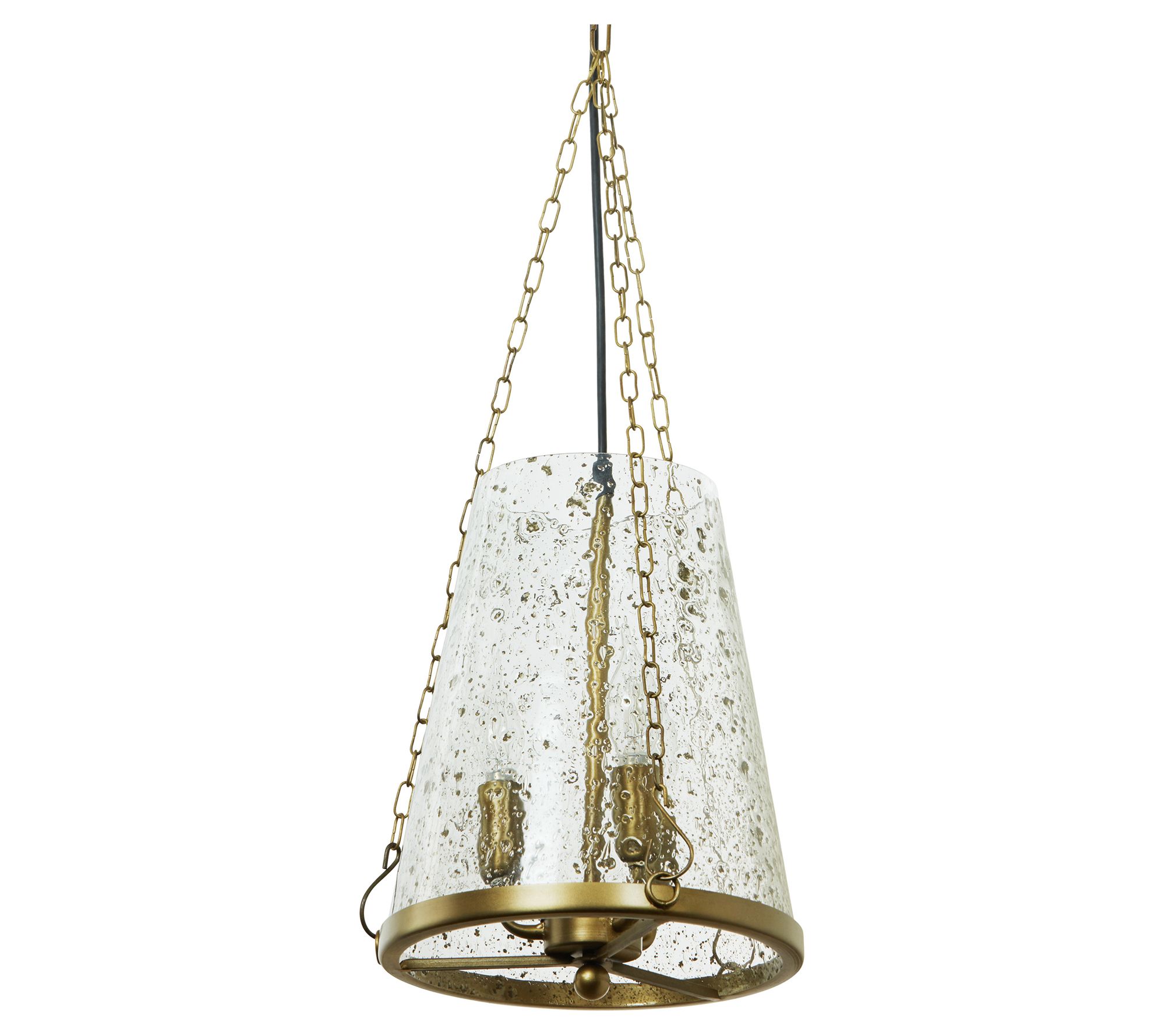 River of Goods 9.75"W Metal Glam Pendant - QVC.com