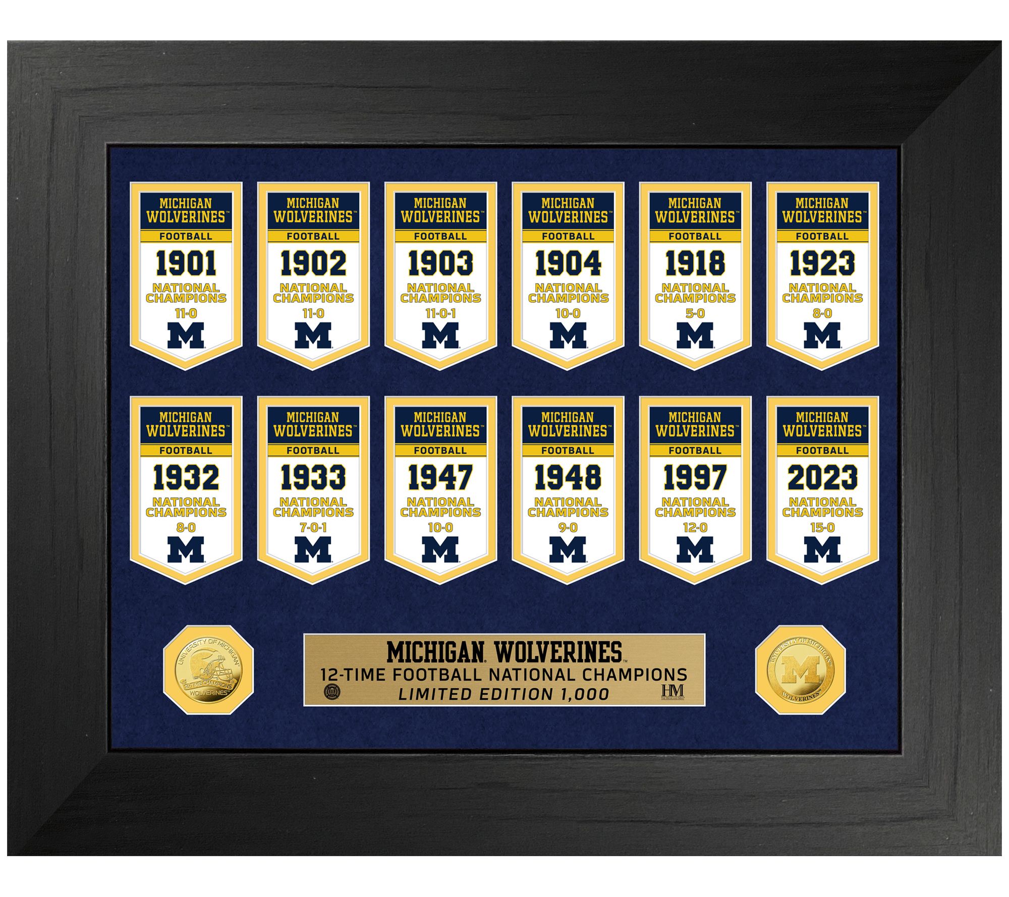 Highland Mint Michigan Champs Banner Collection Deluxe Coin - QVC.com