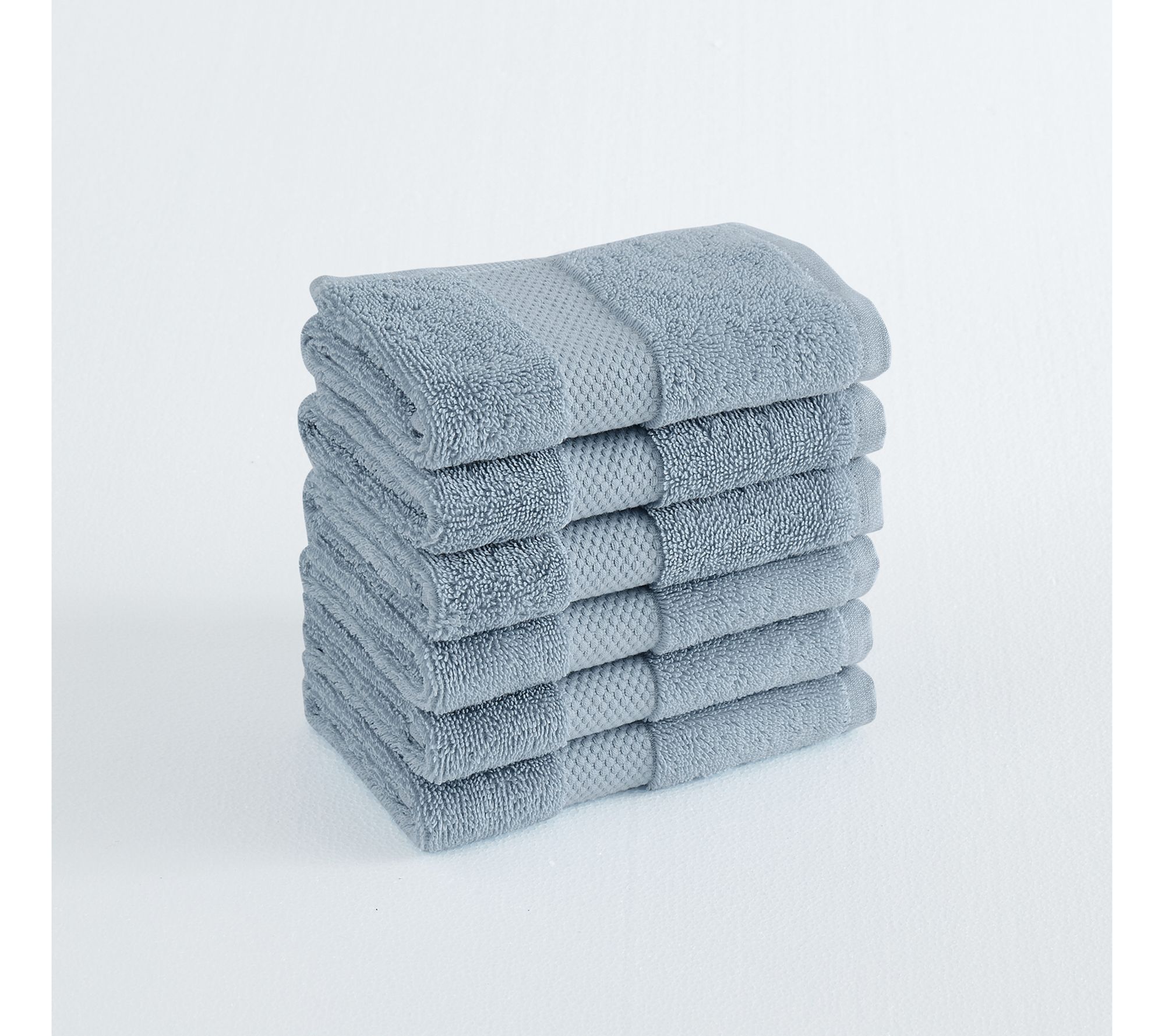 Royal Velvet Turkish Cotton 6-Pack Wash Cloth Set - QVC.com