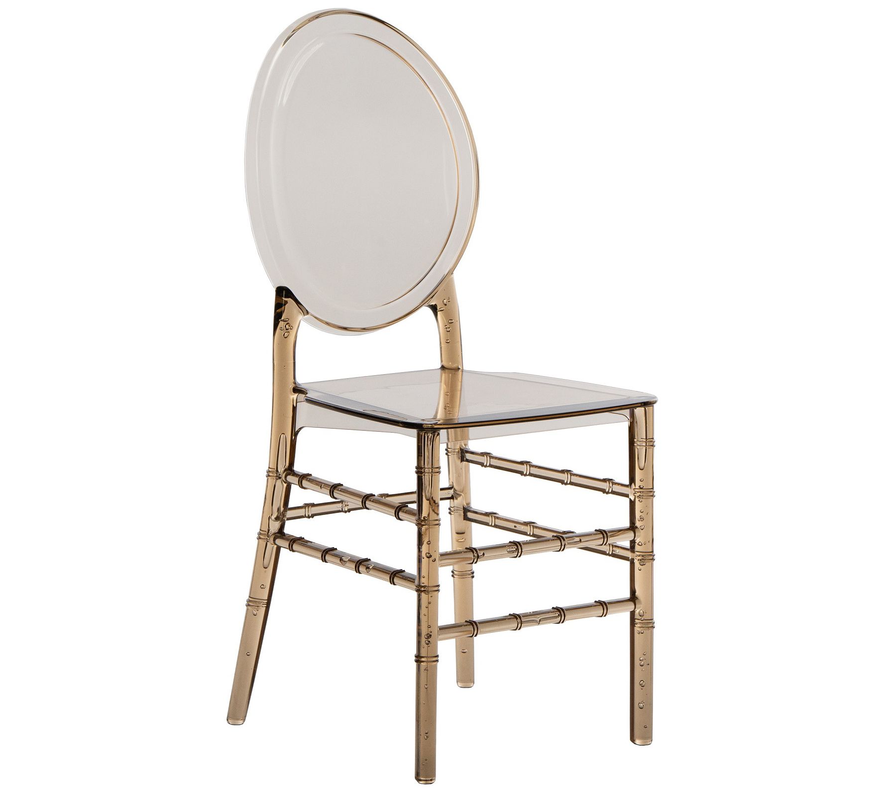 Techni Home Set of Four Stacka ble Ghost Style Acrylic Chairs - QVC.com