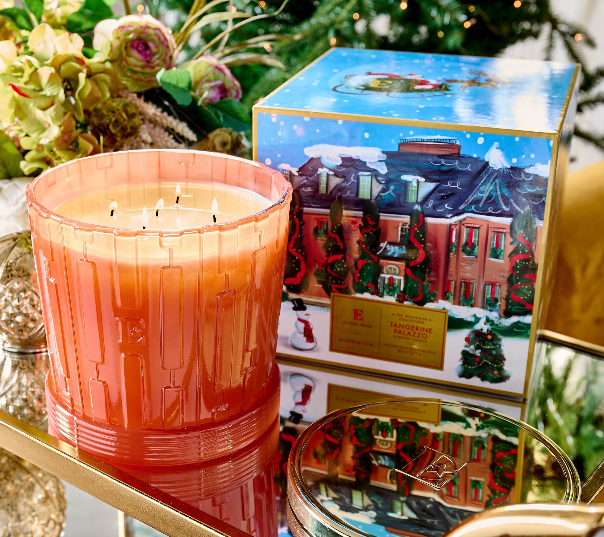 Elton John x Slatkin + Co. Luxe 80oz Candle - QVC.com
