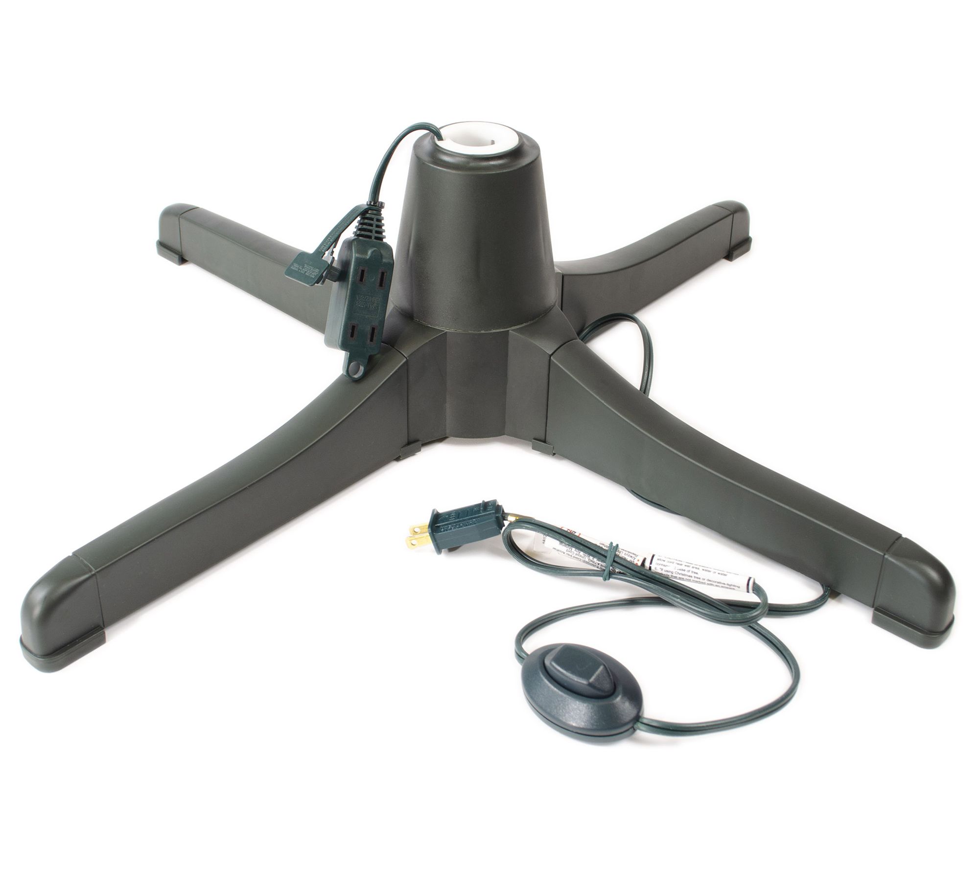 Puleo Rotating Tree Stand for 7 to 7.5 foot Christmas tree - QVC.com