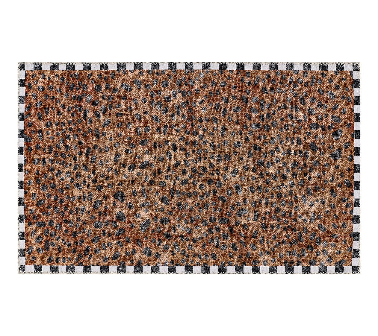 MacKenzie-Childs Cheetah 3' x 5' Washable Rug - QVC.com