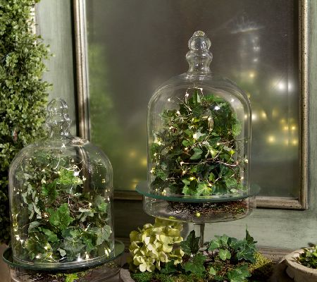 Set of 4 20-Light Micro Light Strands w/Timer by Valerie - QVC.com