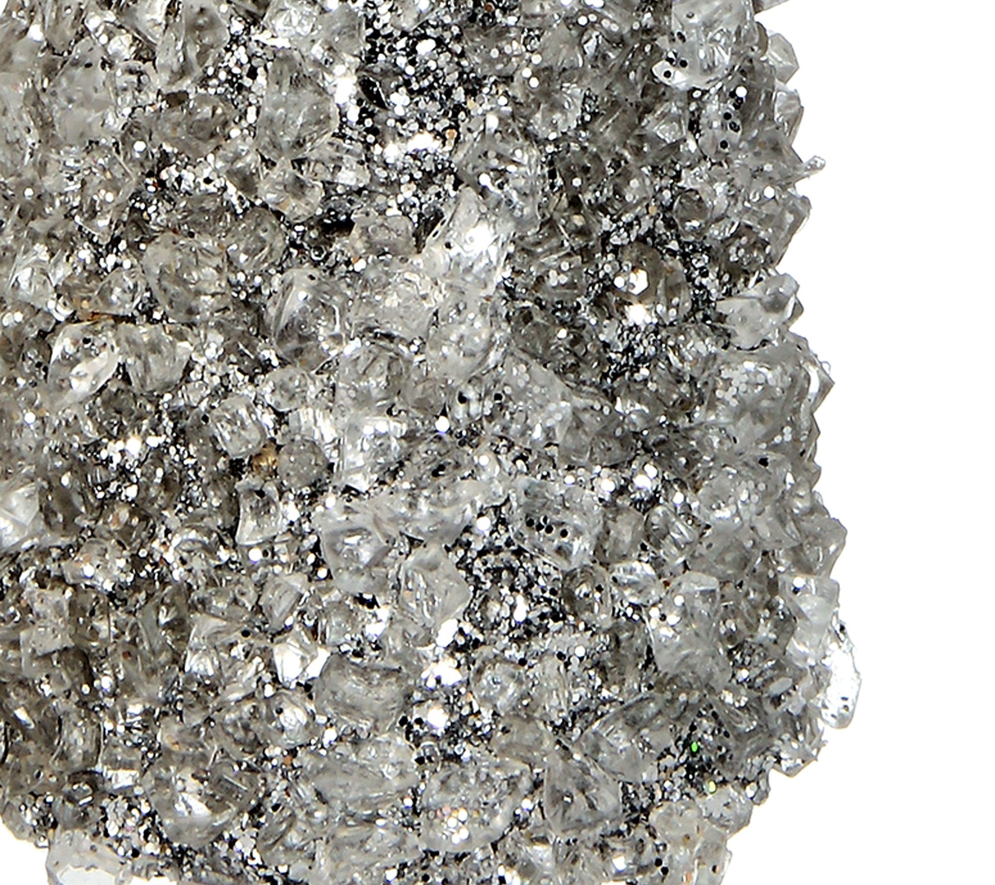 18" Metallic Chunky Iced Cone by Valerie - QVC.com